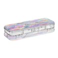 VZAYYK Double Layer Transparent Clear PET Pen Case with Detachable ...