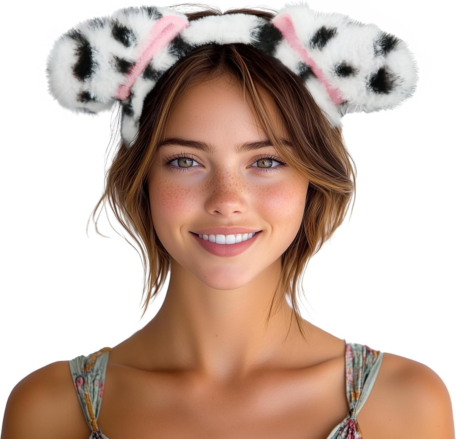 VZQI Animal Ears Headband Farm Wild Plush Animals Hair Band Christmas ...