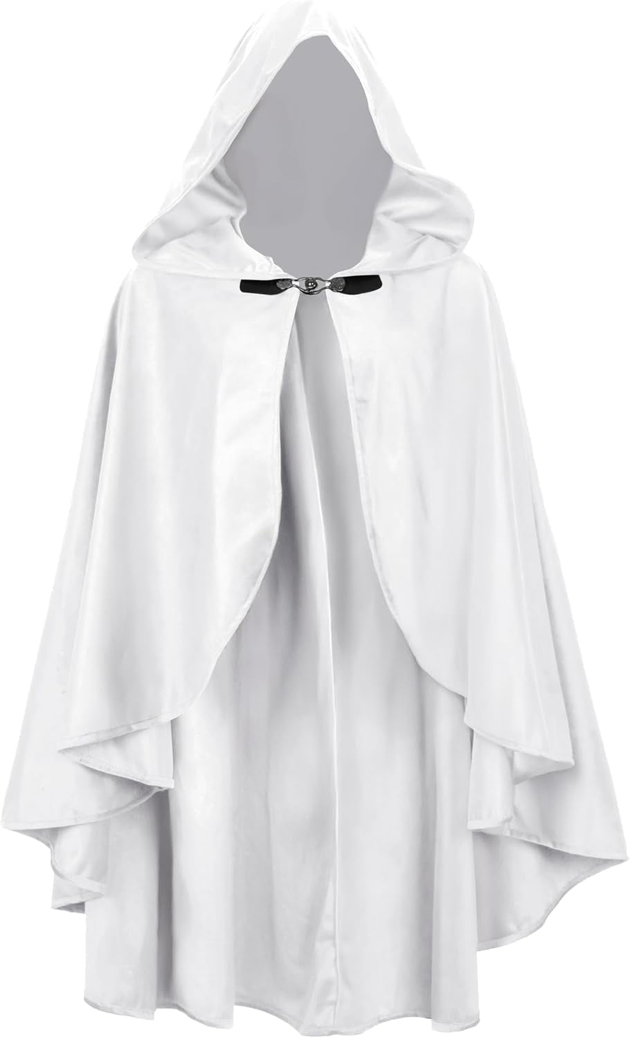 VZQI Hooded Renaissance Cloak for Men Women Adult Halloween Medieval ...