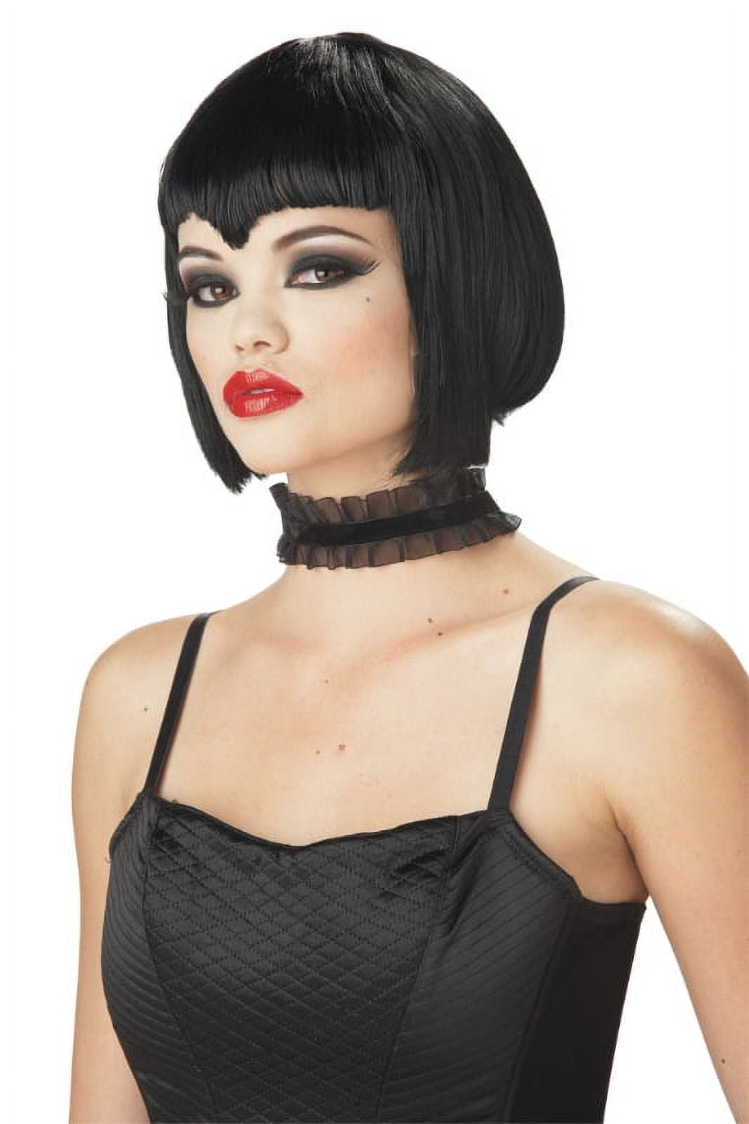Adult Black Va Va Vamp Wig Costume - Walmart.com