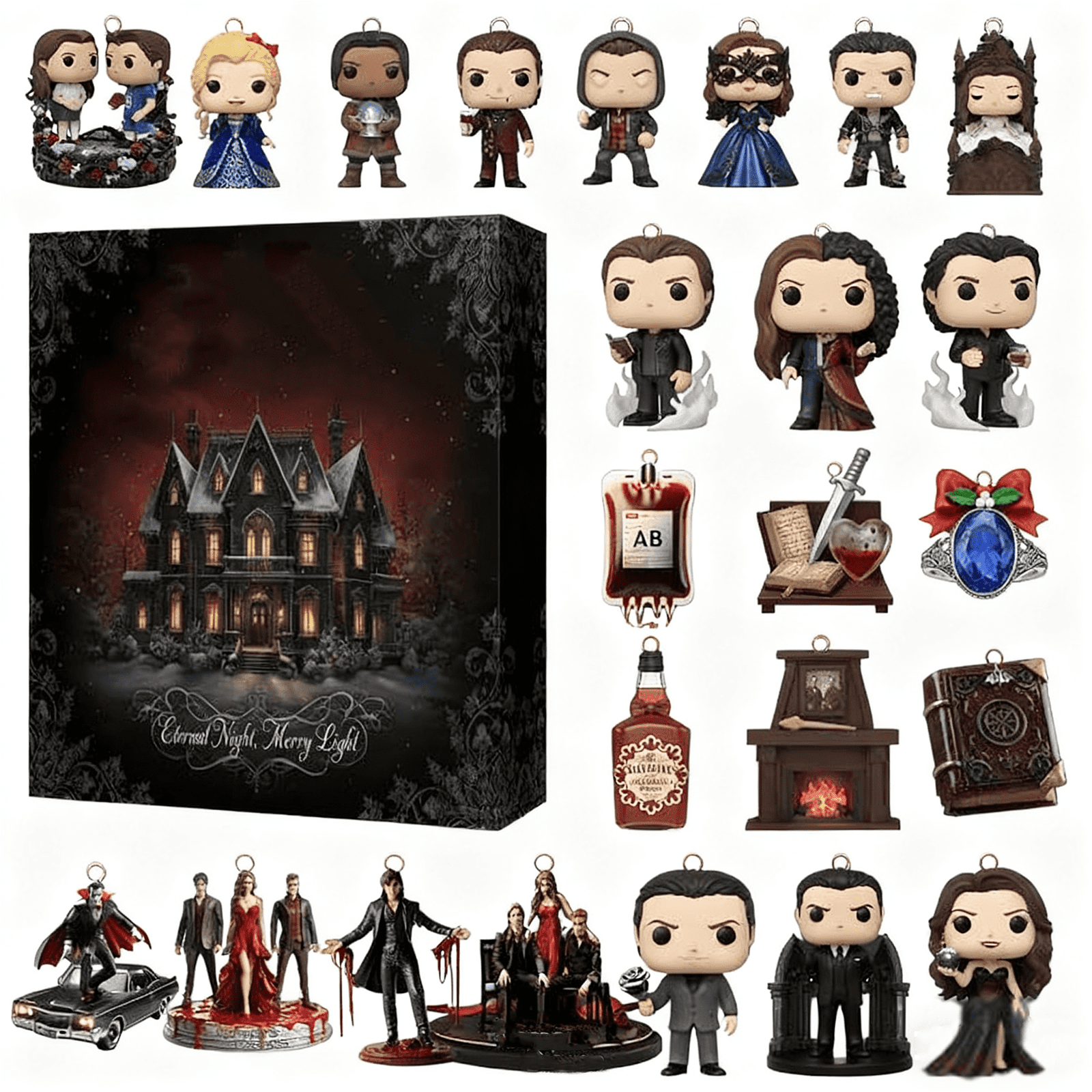 The Va*mp/ire Diaries 24PC Christmas Advent Calendar - Mystic Falls ...