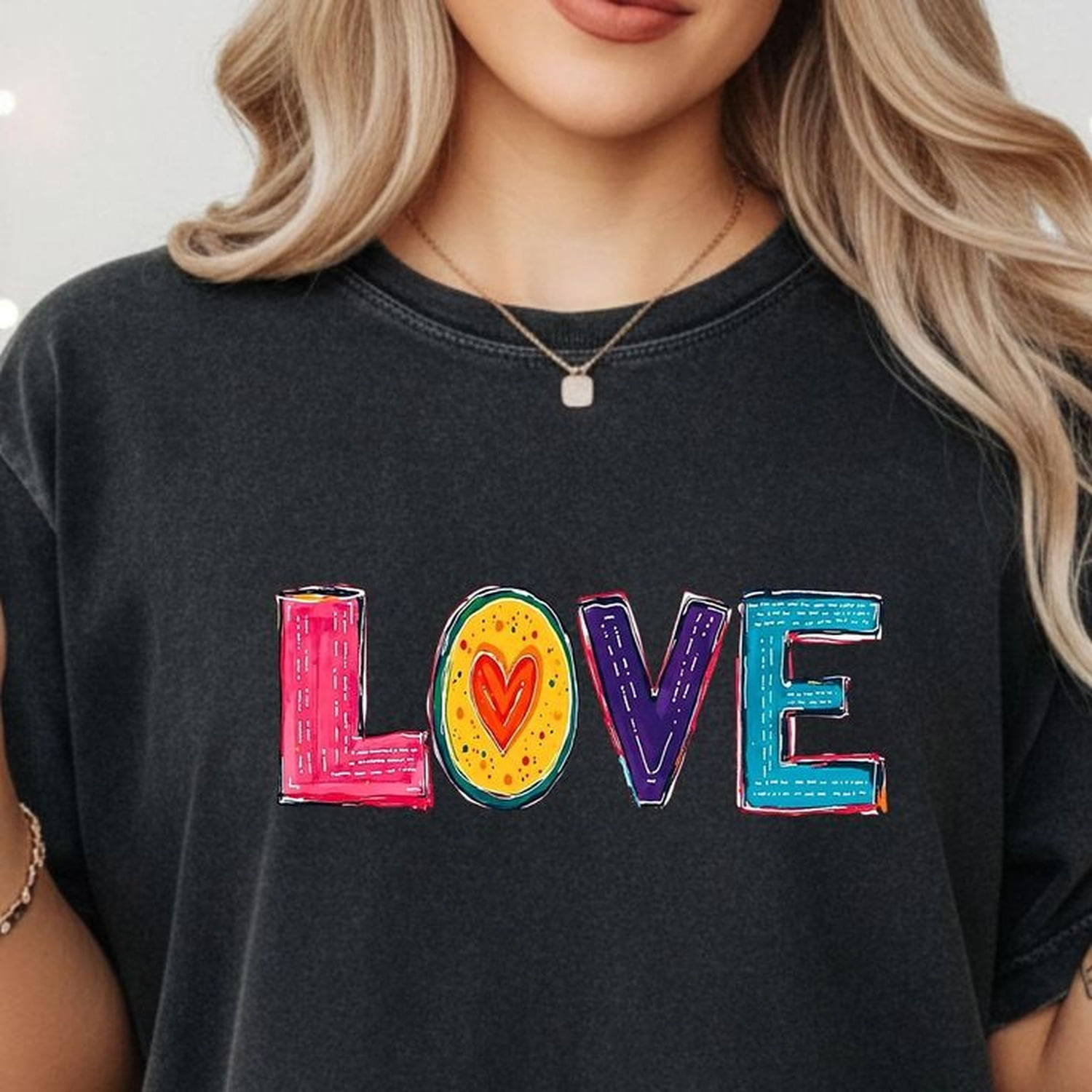 VaL1entine's DaOVE Word _ Colorful Lettering Clipart _ , #17 - Walmart.com