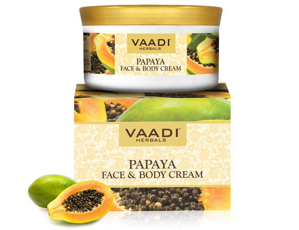 Vaadi Herbals Face and Body Cream, Papaya, 150g - Walmart.com