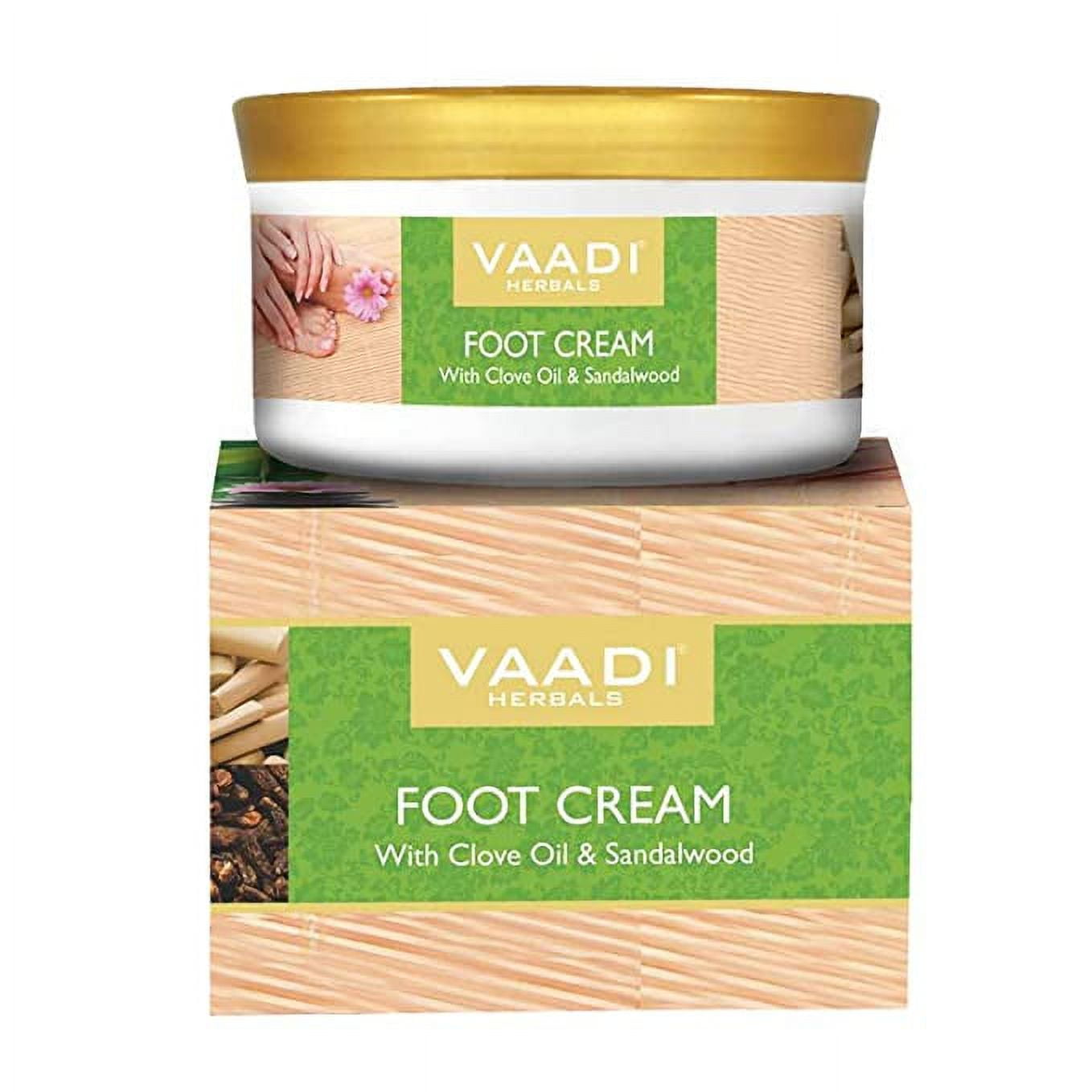 Vaadi Herbals Foot Cream, Clove And Sandal Oil, 150G - Walmart.com