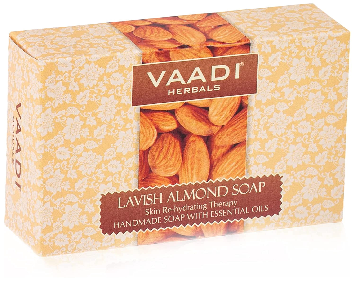 Vaadi Herbals Rehydrating Lavish Almond Soap 75g - Walmart.com