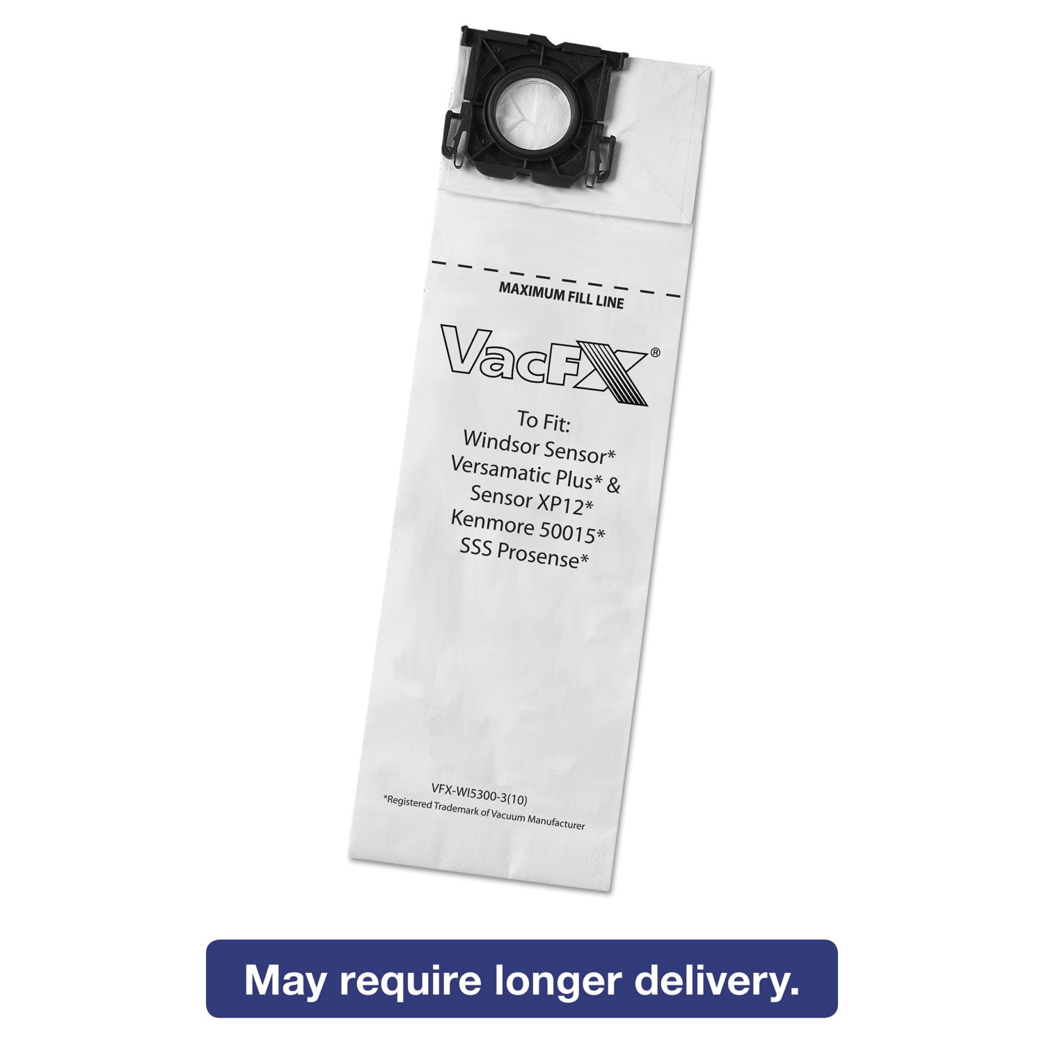 VacFX Vacuum Filter Bags Designed to Fit Windsor Sensor XP12/Versamatic ...