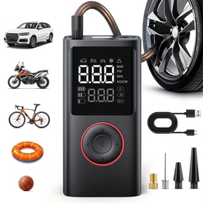 GOOLOO A2 8-in-1 Portable Car Jumper, 2500A Jump Pack, Air Compressor ...