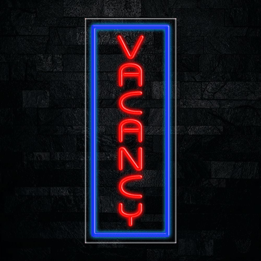 Vacancy LED Neon Sign 12"L x 30"H #31642 - Walmart.com