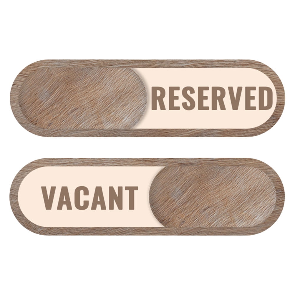 LOLIPPYY Reserved Sign Slider Privacy Indicator Signs Door Knobs Sign ...