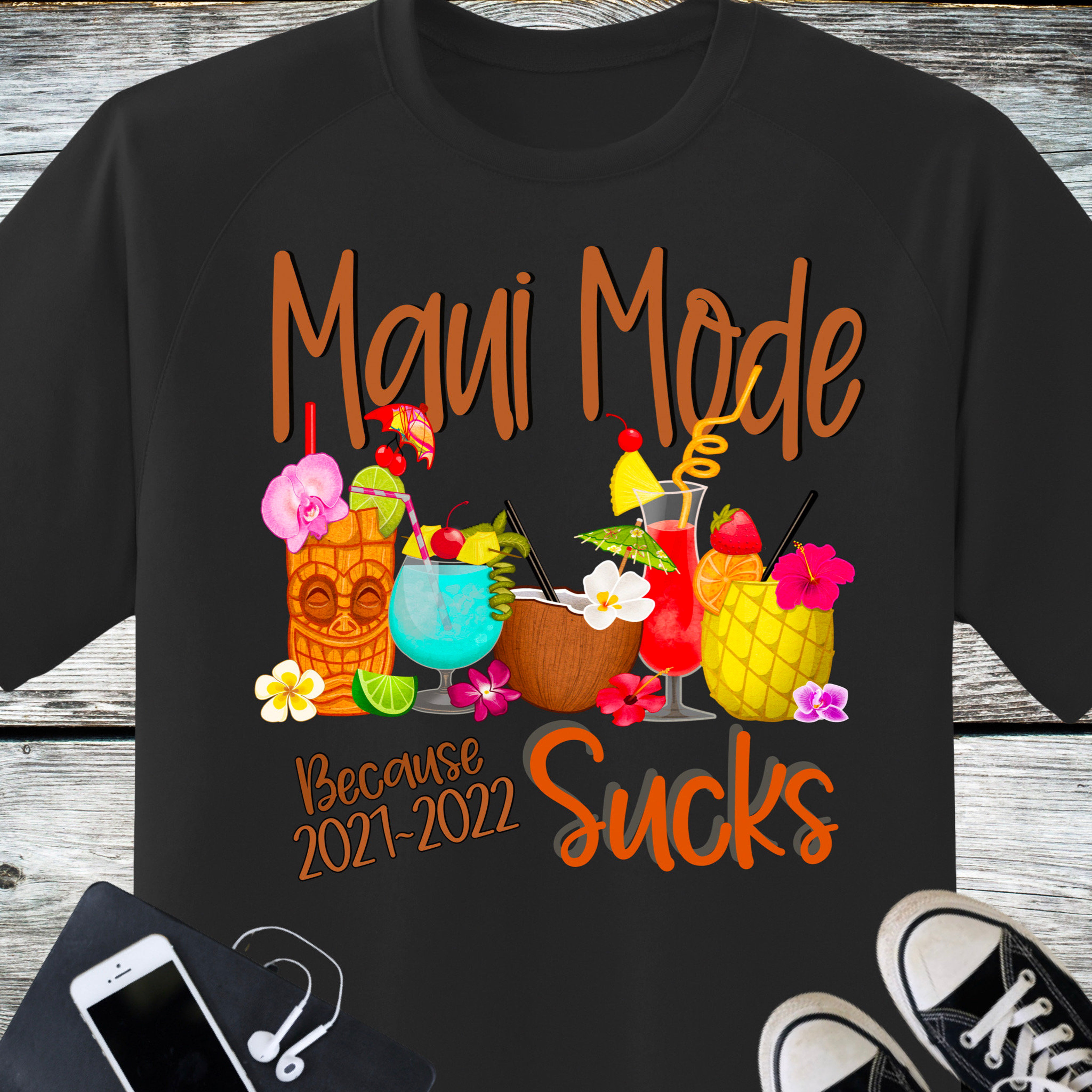 Vacation Aloha Crew T-shirt, Maui Mode, Family Hawaiian Vacation Aloha ...