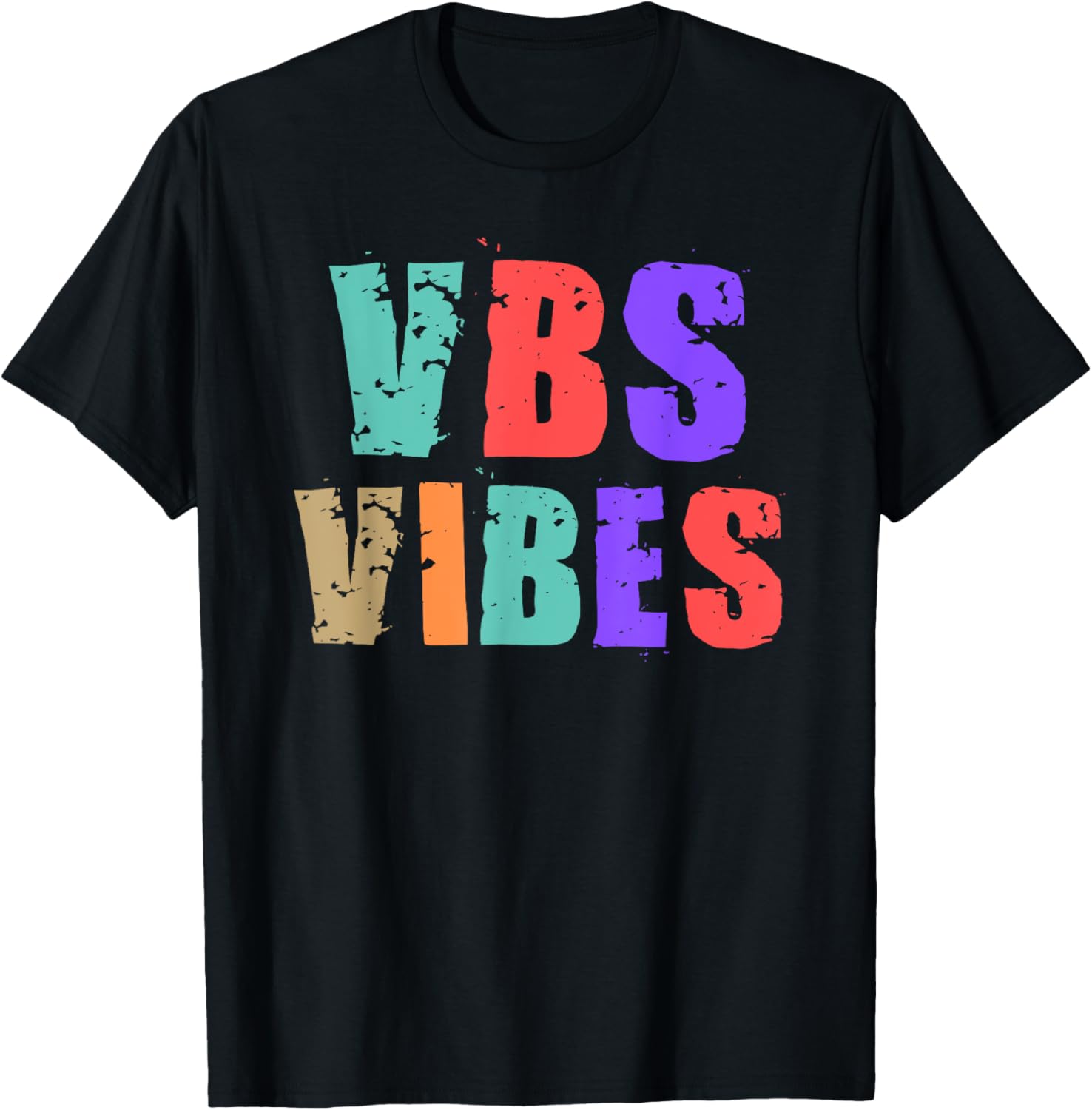 Vacation Bible School Group - Retro VBS Vibes T-Shirt - Walmart.com