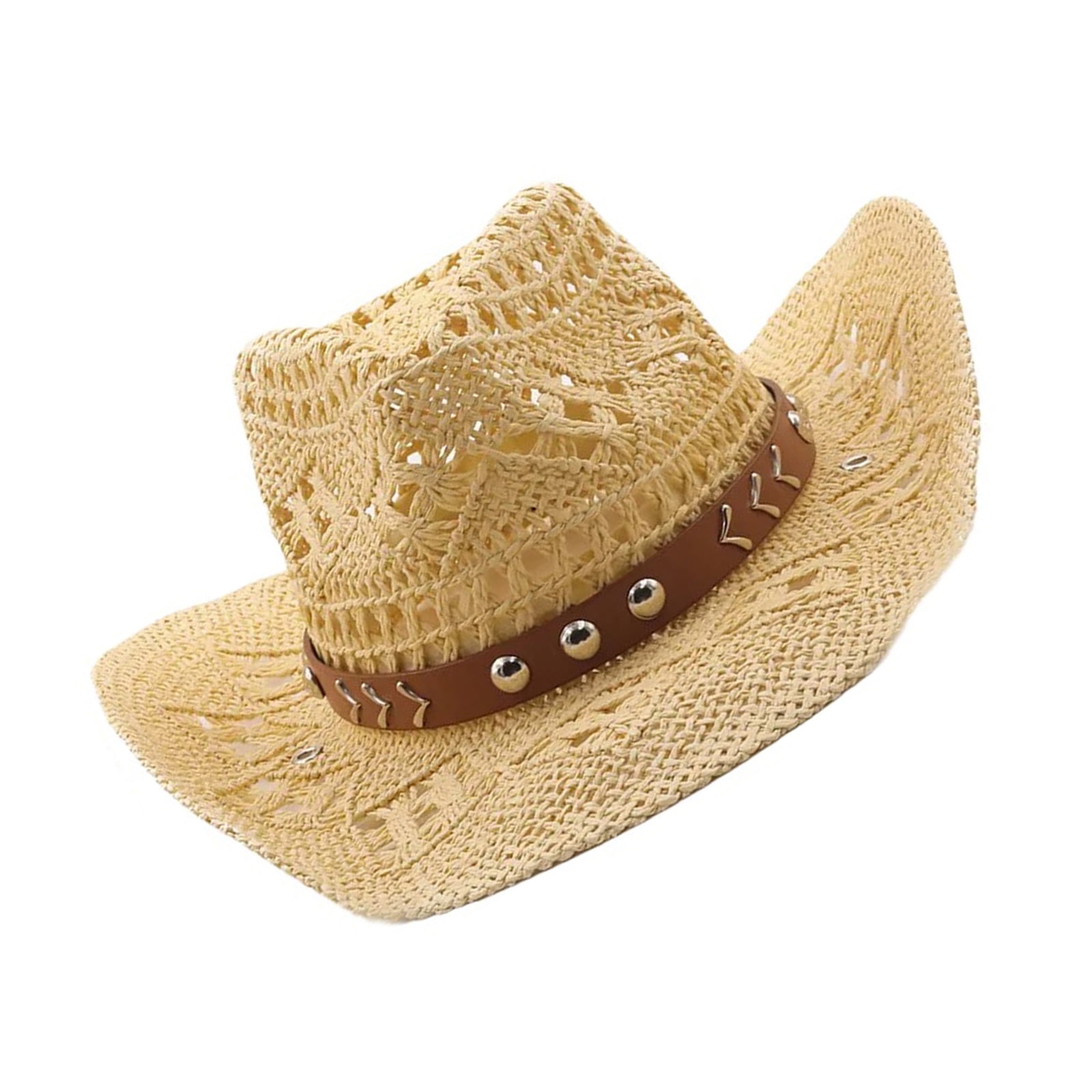 Vacation Cowboy Hat Adornment Straw Hat Beach Panama Hat for Club ...