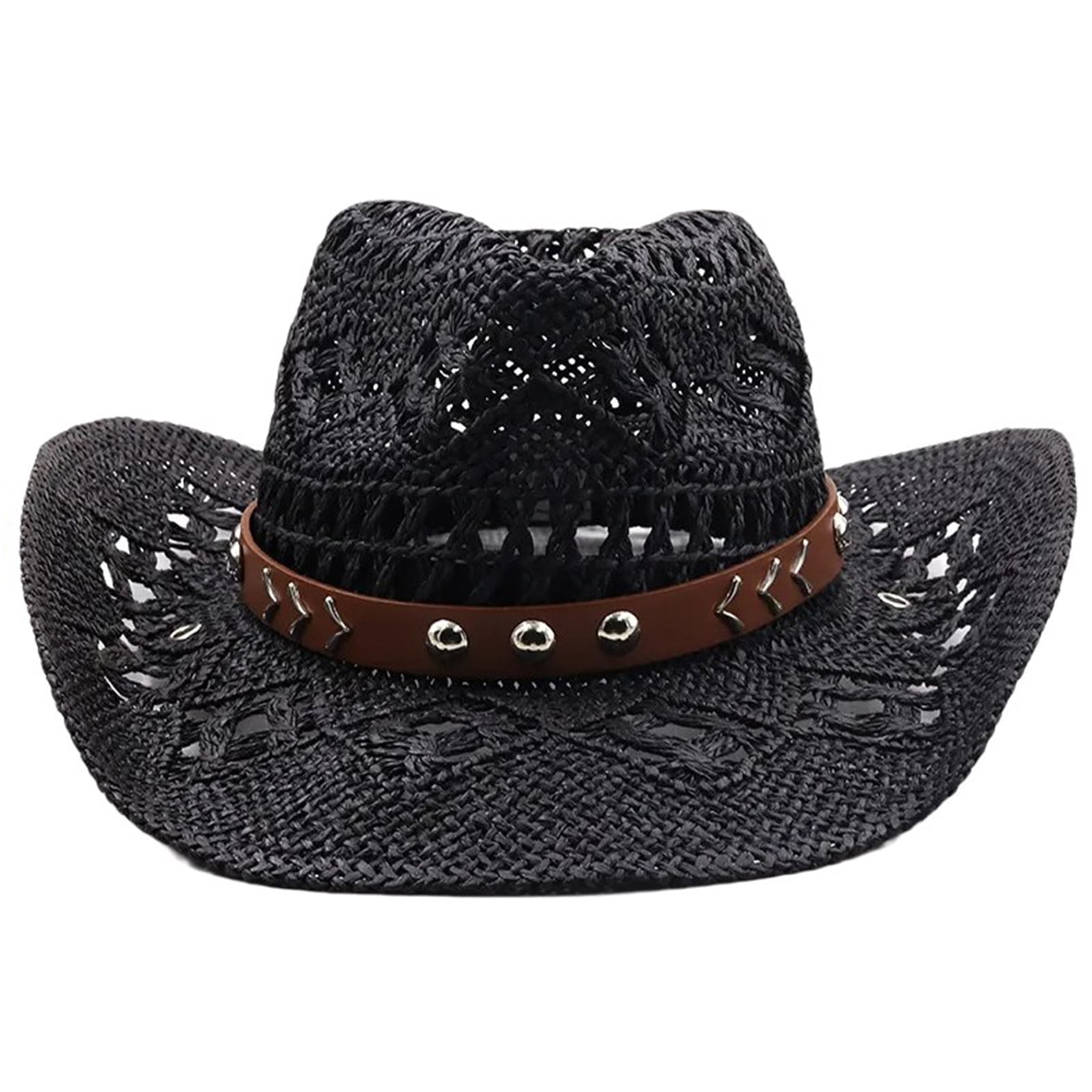 Vacation Cowboy Hat Adornment Straw Hat Beach Panama Hat for Club ...