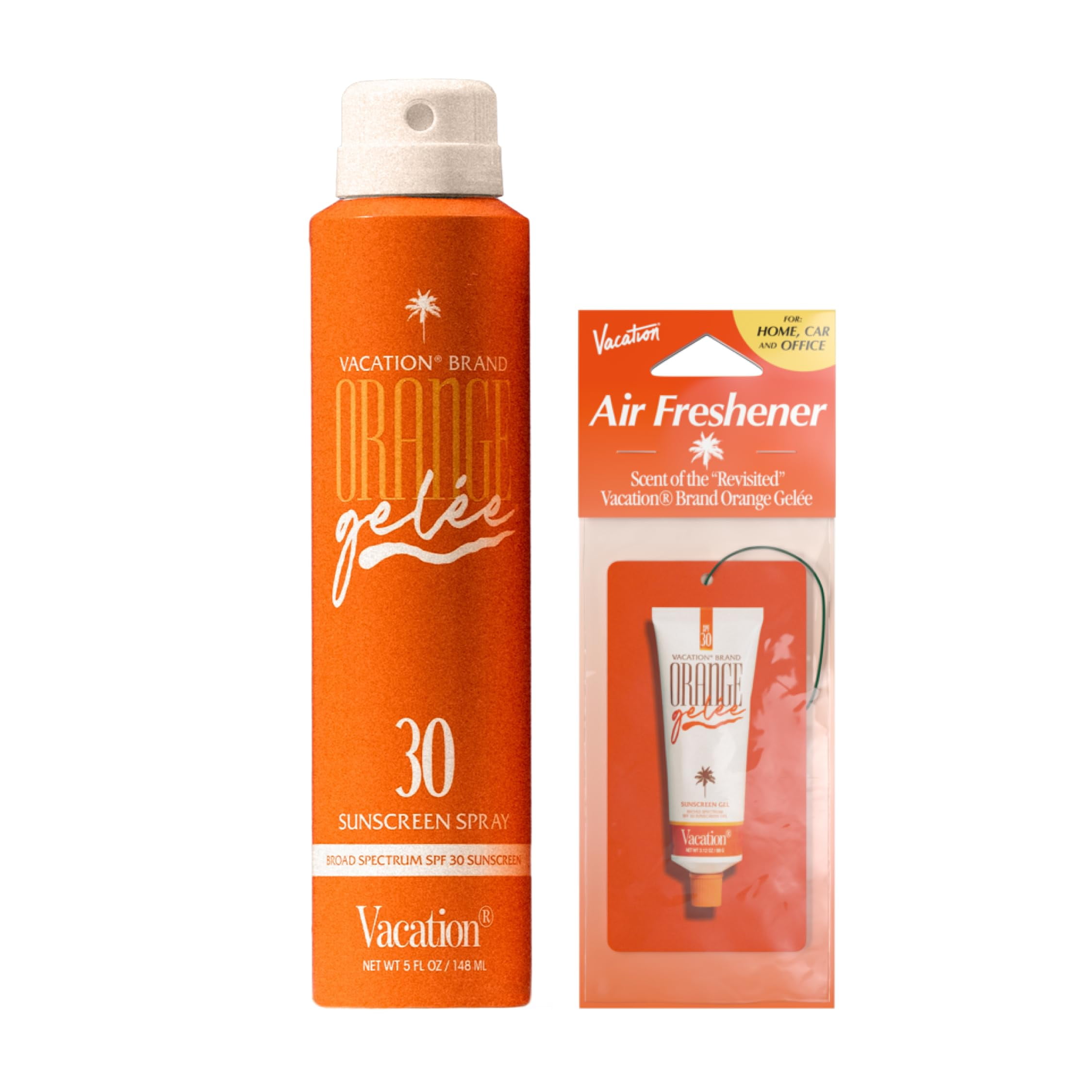 Vacation Orange Gelée SPF TMA2 30 Sunscreen Spray Oil & Air Freshener ...