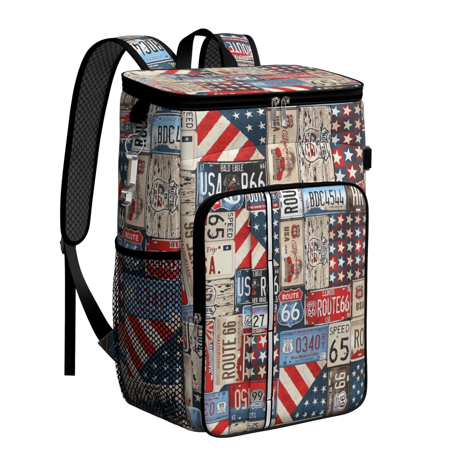 Vacation Ready Paris Vintage Style Cooler Backpack, Travel Adventure ...