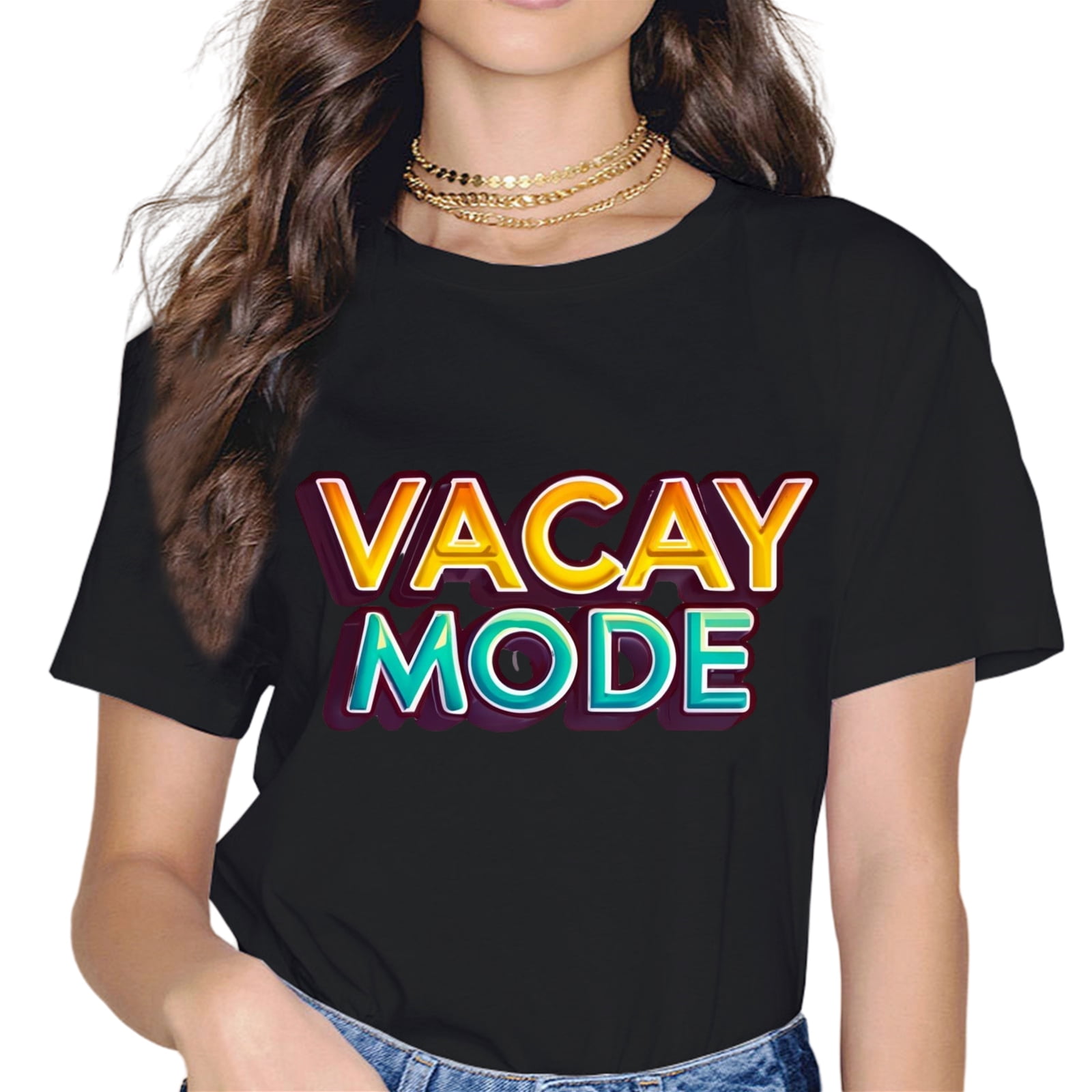 Vacay Mode Cute Vacation Summer Cruise Getaway T-Shirt - Walmart.com
