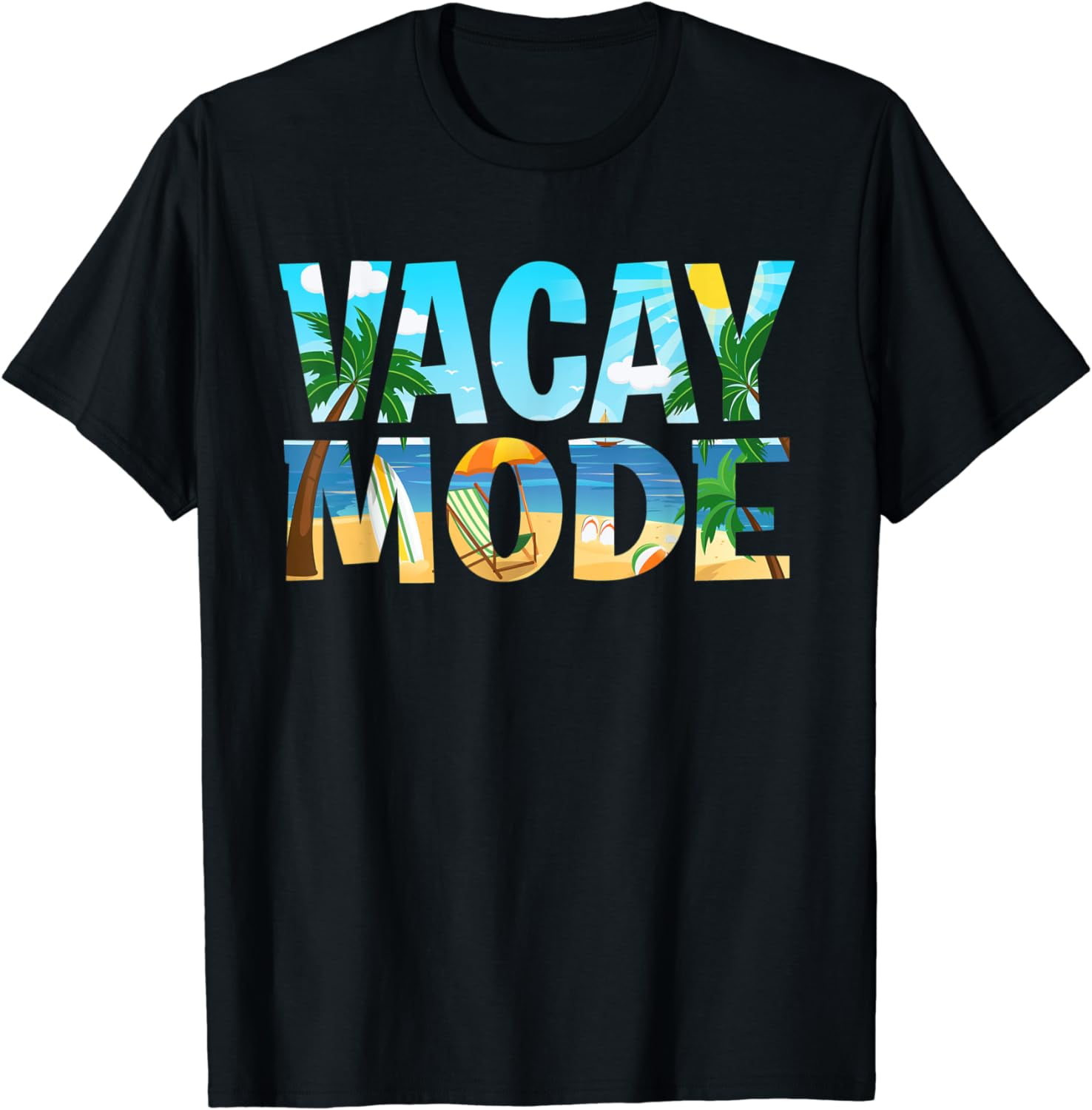 Vacay Mode Tropical Cool Beach Summer Vacation Family T-Shirt - Walmart.com