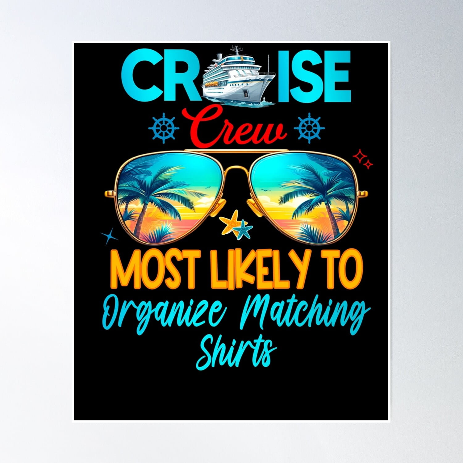 Vacay Most Likely To Matching Pun Cancun Cruise Punta Cana Poster Wall ...