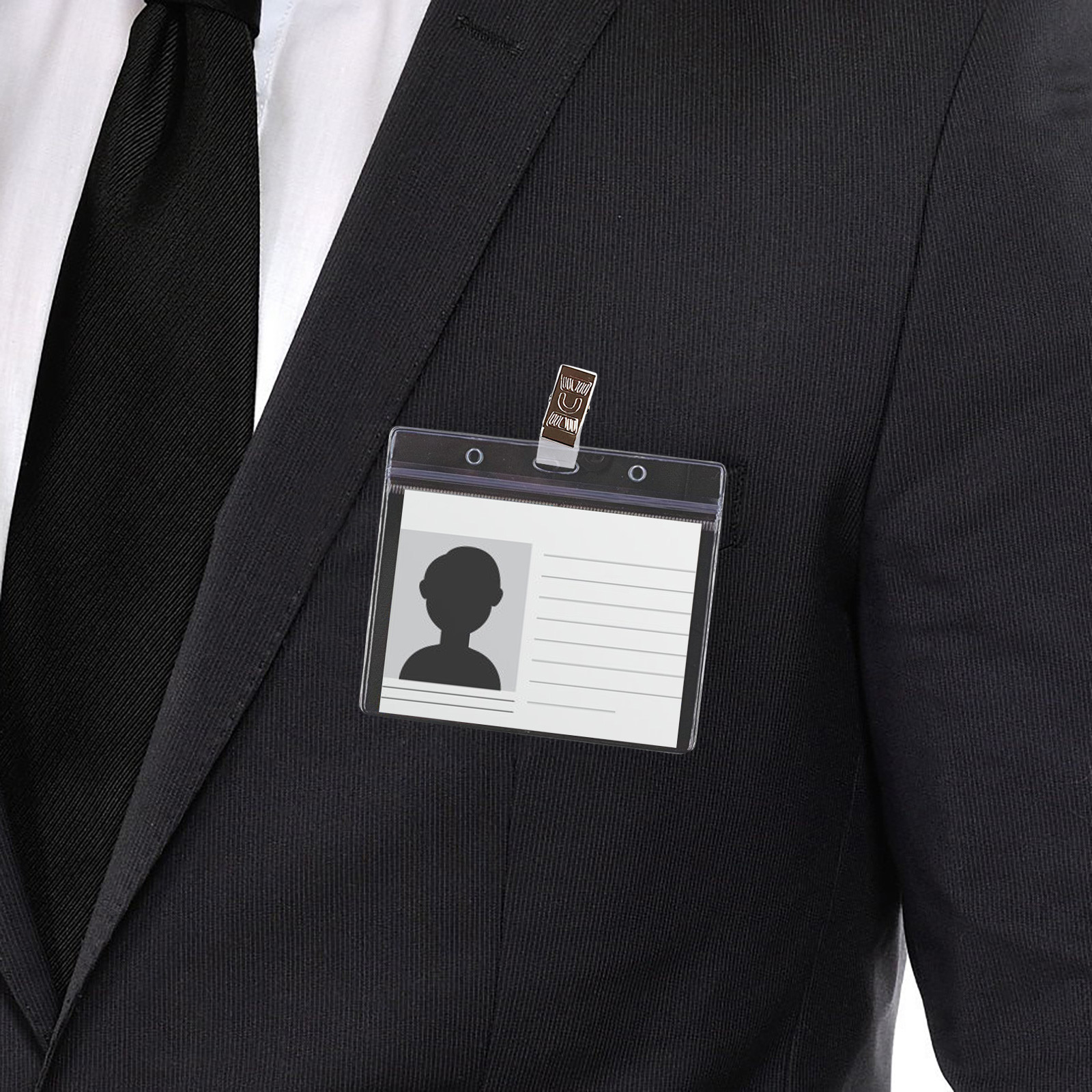 Vaccination Record Card Holder, Clear Plastic Storage, 4x3 Inches ...