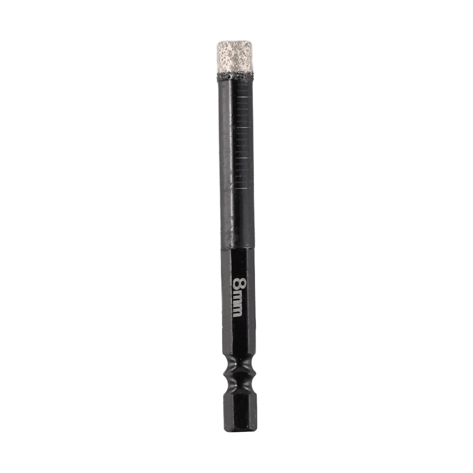 Vaccum Brazed Diamond Dry Drill Bits For Porcelain Tiles Hexagonal ...