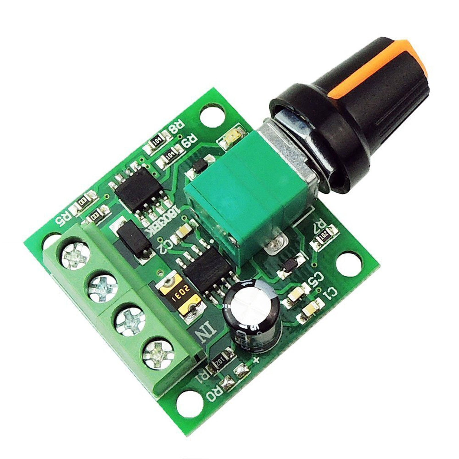 Vacemry 3Pcs Motor Speed Controller,1803BK DC Motor Speed Controller, PWM Speed Regulator for 1 ...