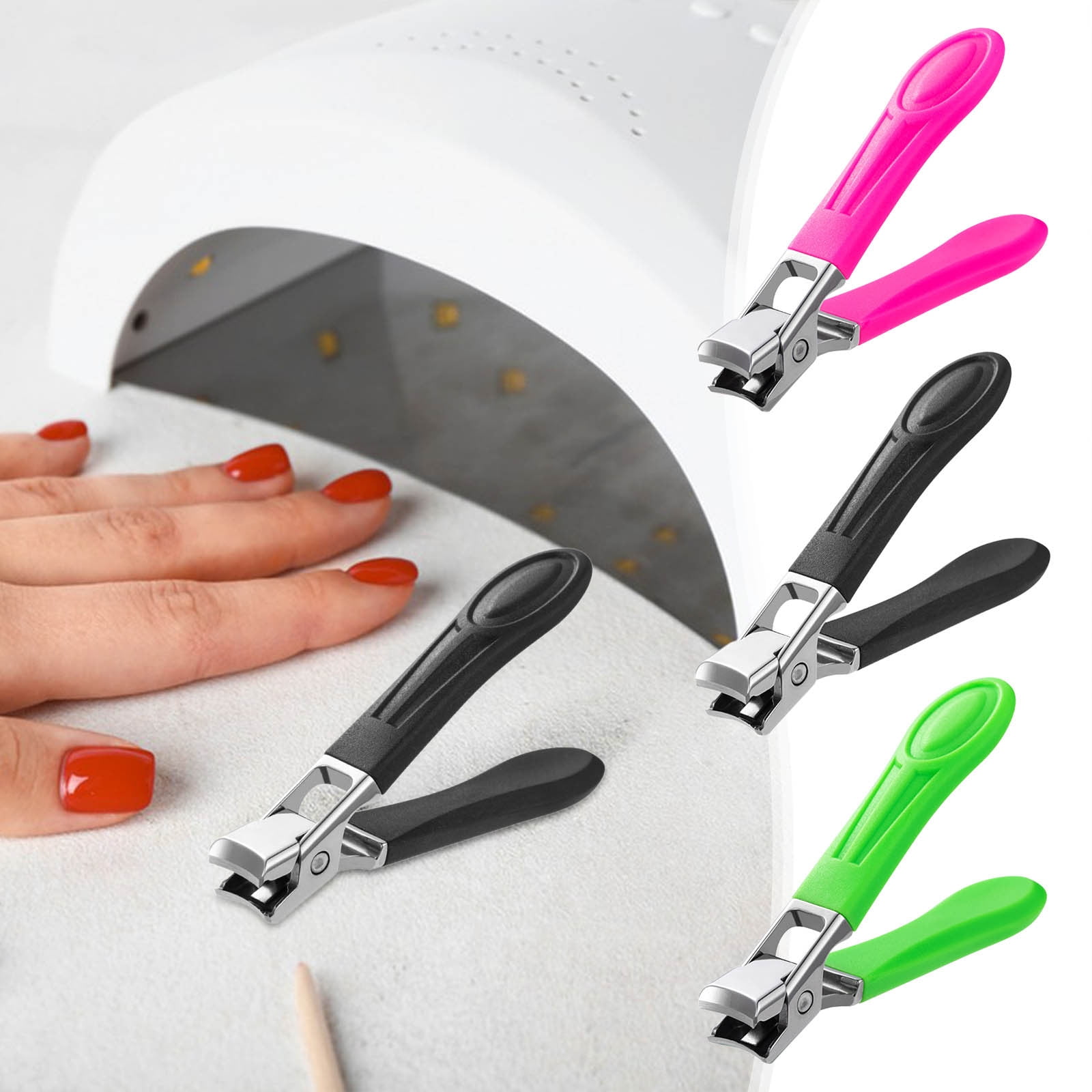 Vacemry 3Pcs Nail Clippers Set, High Grade Big Opening Nail Clipper for ...