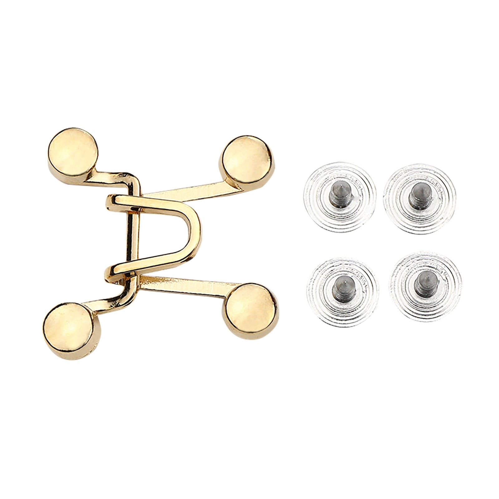 Vacemry 3Pcs No-Sew Waist Buckle,Snap Button for Pants Skirts ...