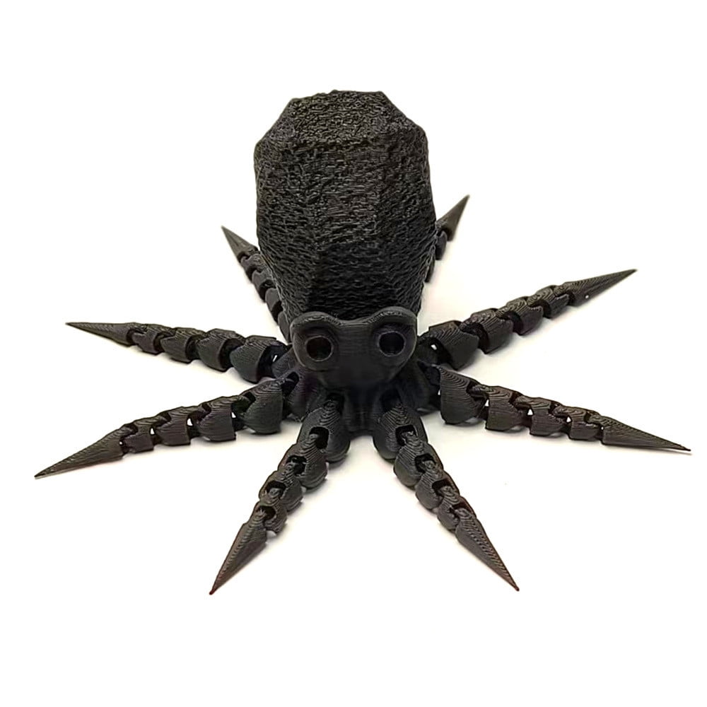 Vacemry Under $5 3D Printed Octopus Model, Movable Joint Toy Decoration ...