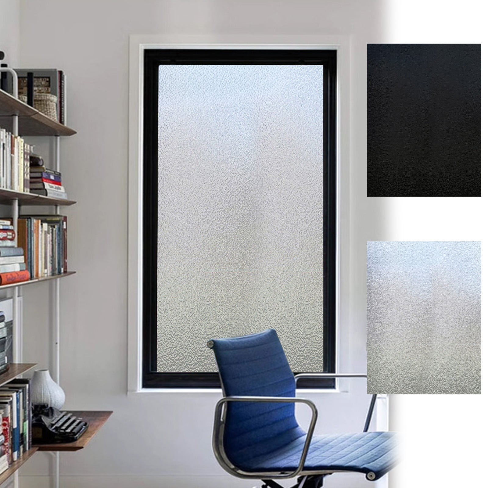 Vacemry Under $5 Frosted Window Film, Privacy Window Cling for Glass ...