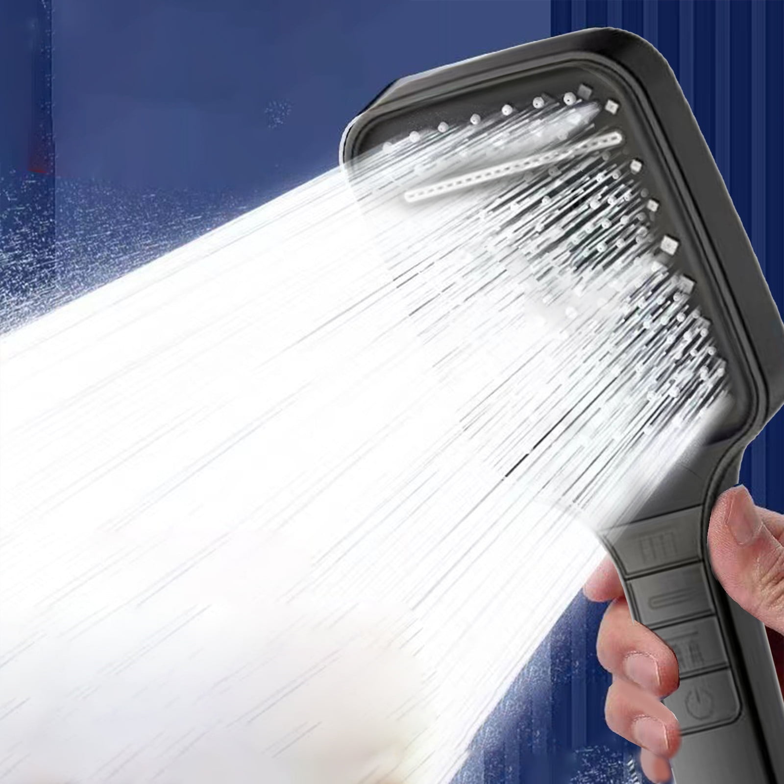 Vacemry Under $5 High Pressure Showerhead, Power Boost Rainfall Shower ...