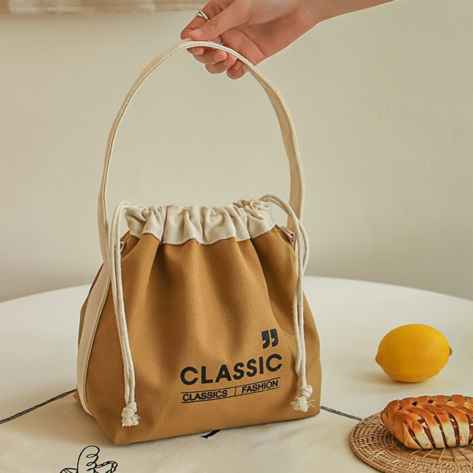 Vacemry Under $5 Insulated Bento Lunch Bag, Thermal Food Tote with ...