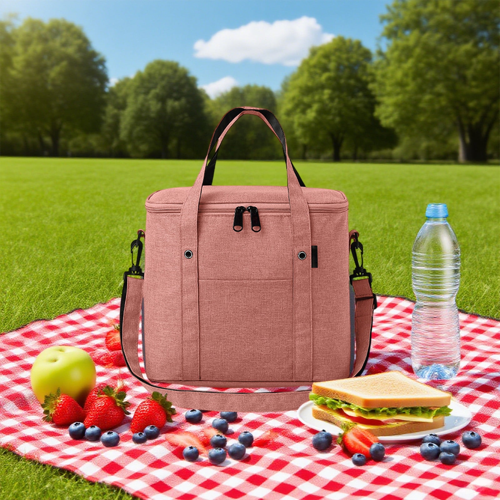 Vacemry Under $5 Insulated Lunch Bag, Thermal Food Container Tote ...