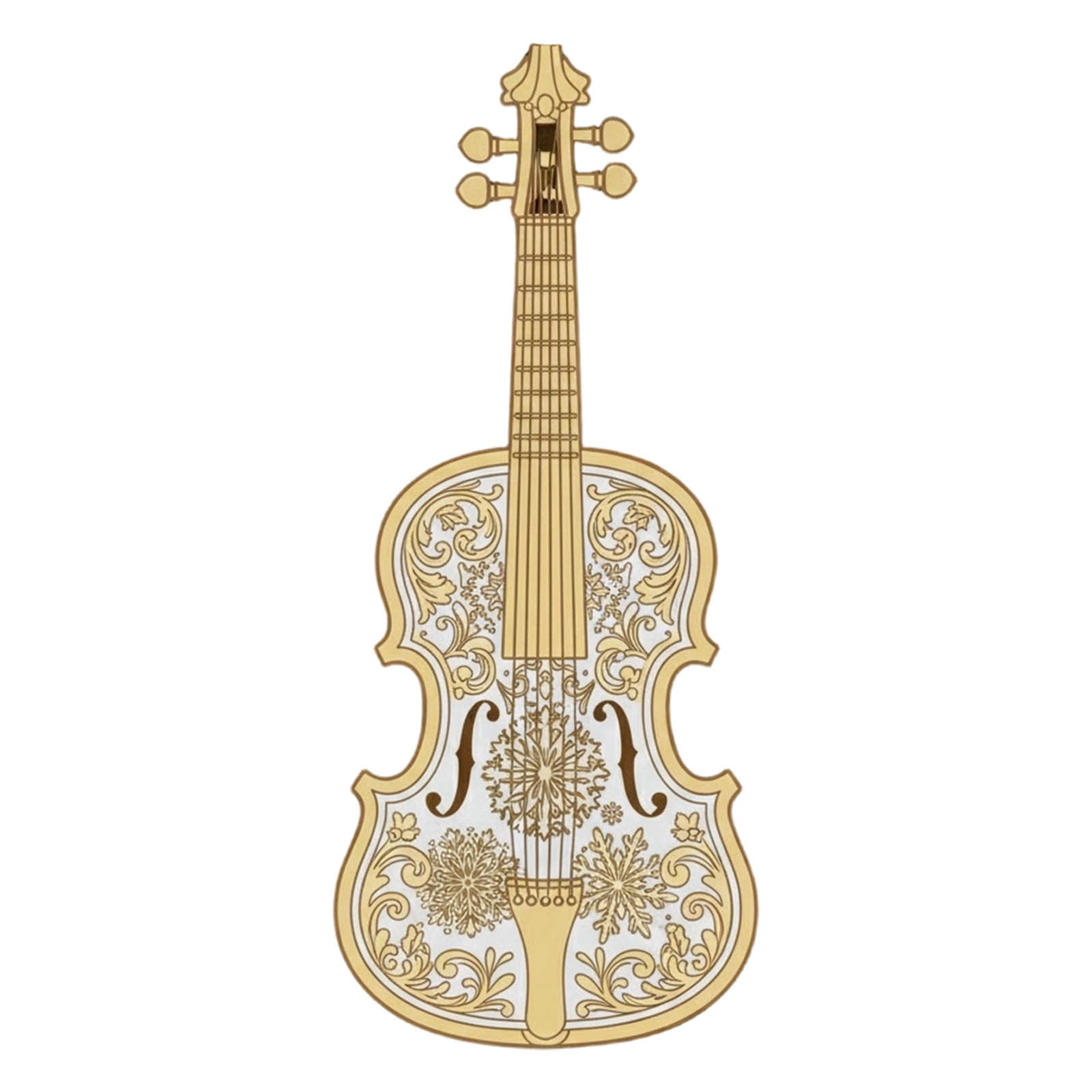 Vacemry Under $5 Musical Instrument Ornaments, Golden Filigree ...