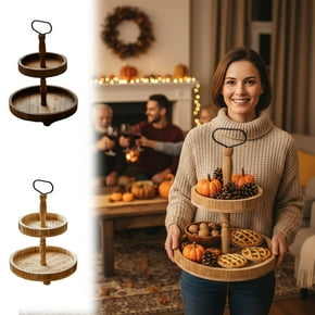 2 Tier Serving Tray