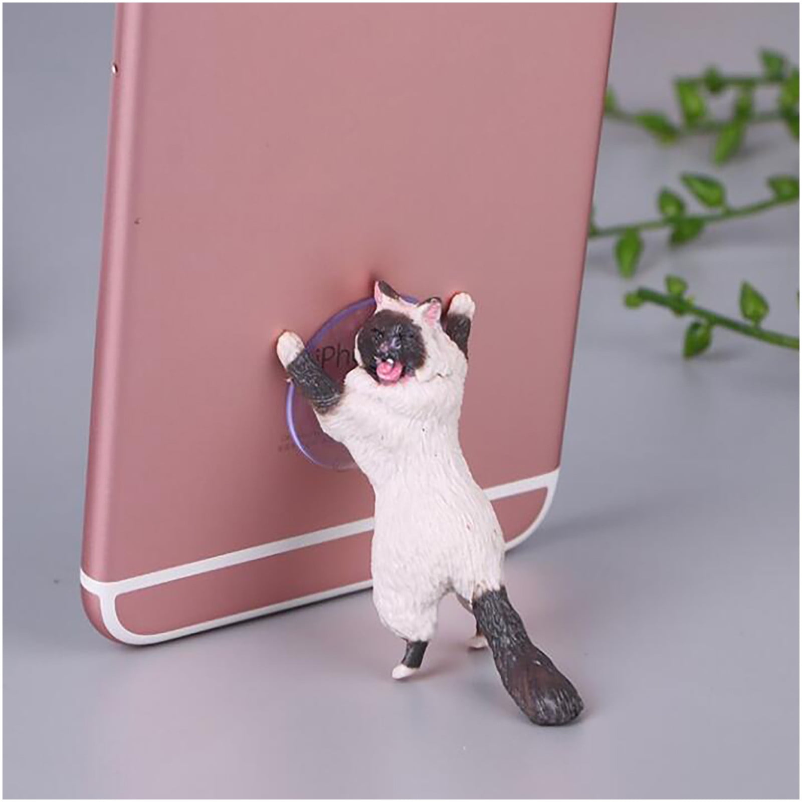 Vacemry 5Pcs Cute Cat Phone Stand,PVC Suction Cup Holder for Cellphone ...