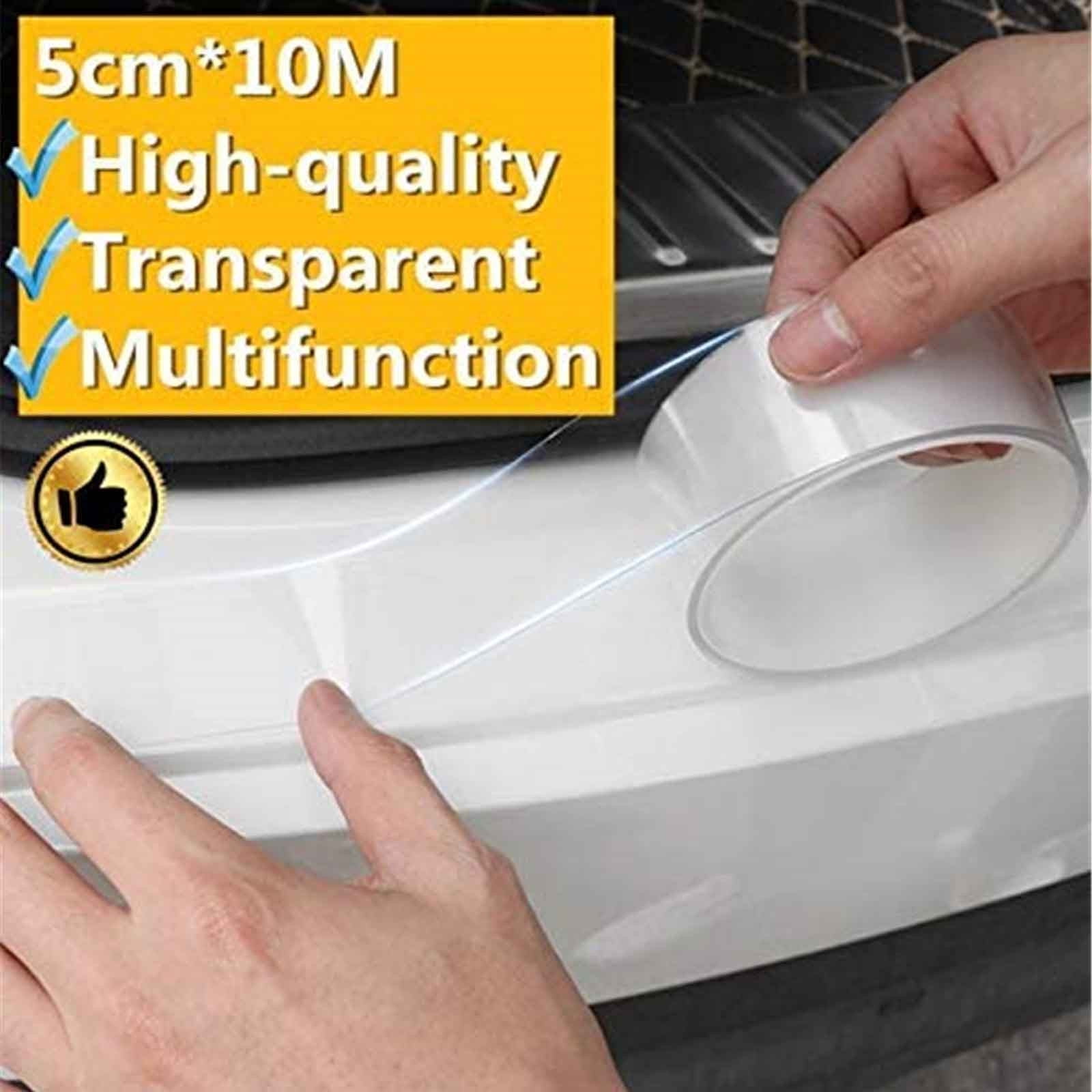 Vacemry Car Door Protection Film, Transparent Rubber Strip for Sill and ...