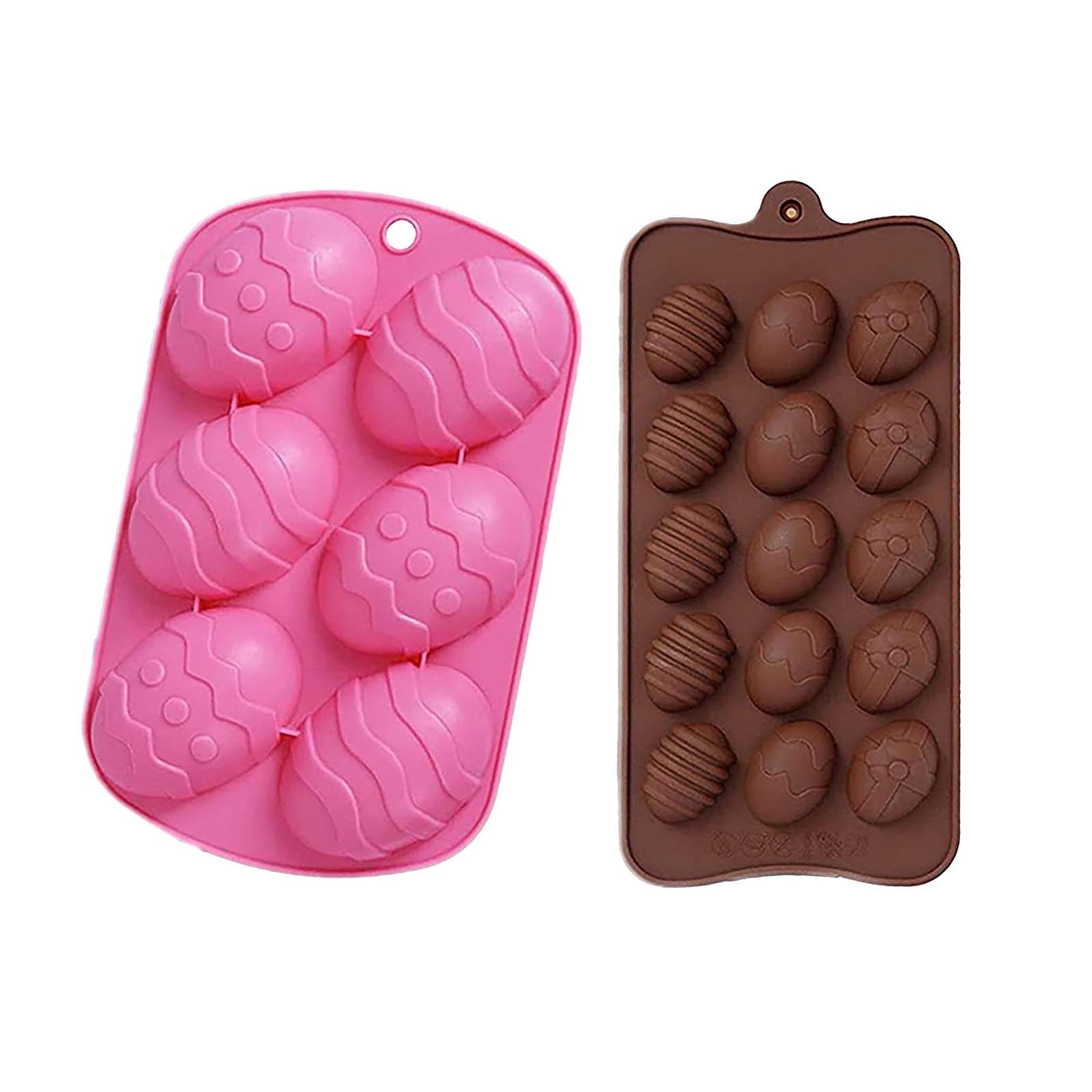 Vacemry Chocolate Mold, 6 Cavity and 15 Cavity Silicone Molds for DIY ...