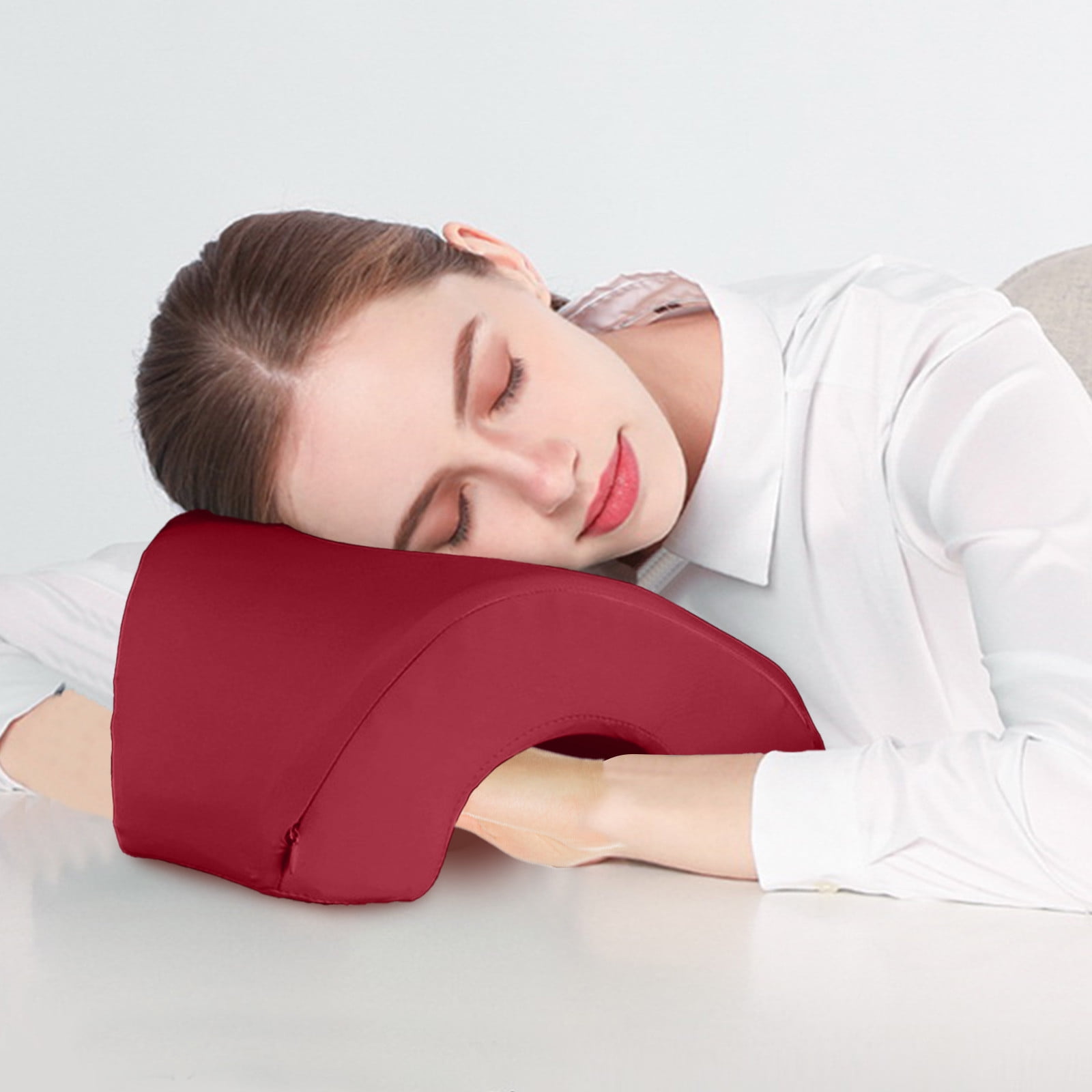 Vacemry Desk Nap Pillow, L-Shaped Office Pillow for Lunch Break and ...