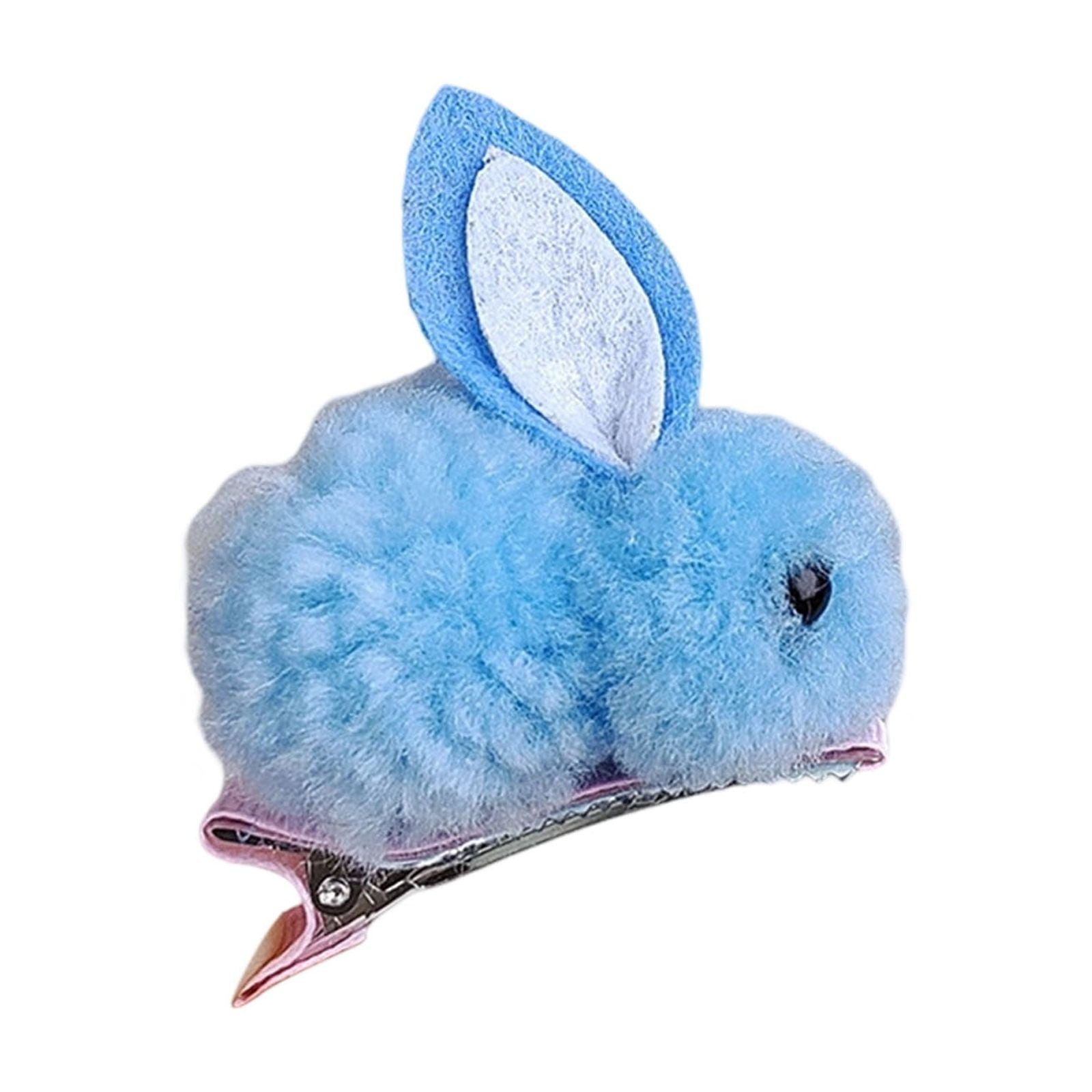 Vacemry Easter Bunny Hair Clip, Easter Decoration Stuffed Bunny Hair ...