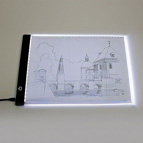 Vacemry LED Tracing Board, A4 LED Tracing Light Box, Drawing Copy Pad ...