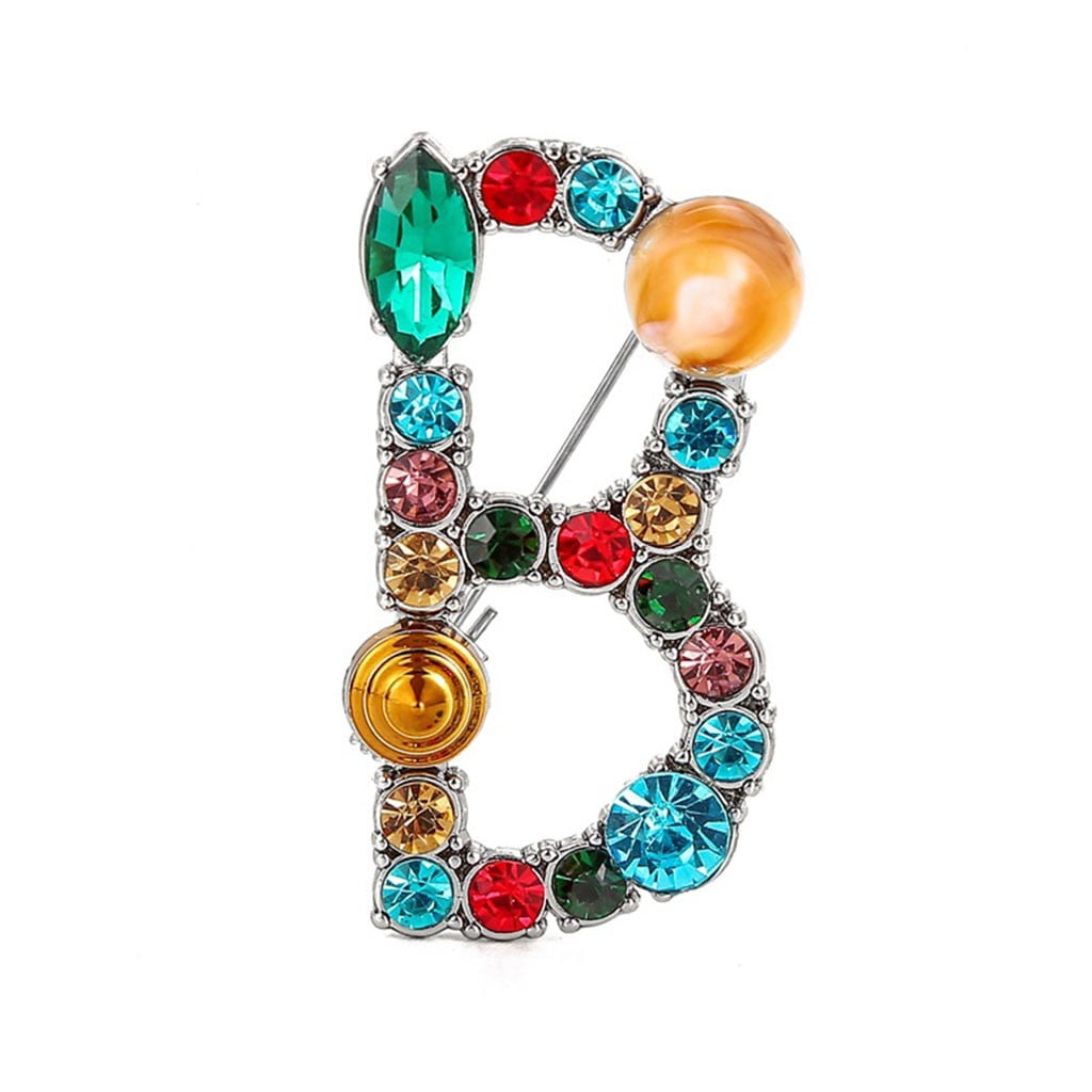 Vacemry Letter Keychain, Glitter Initial Letter Keychain for Women ...