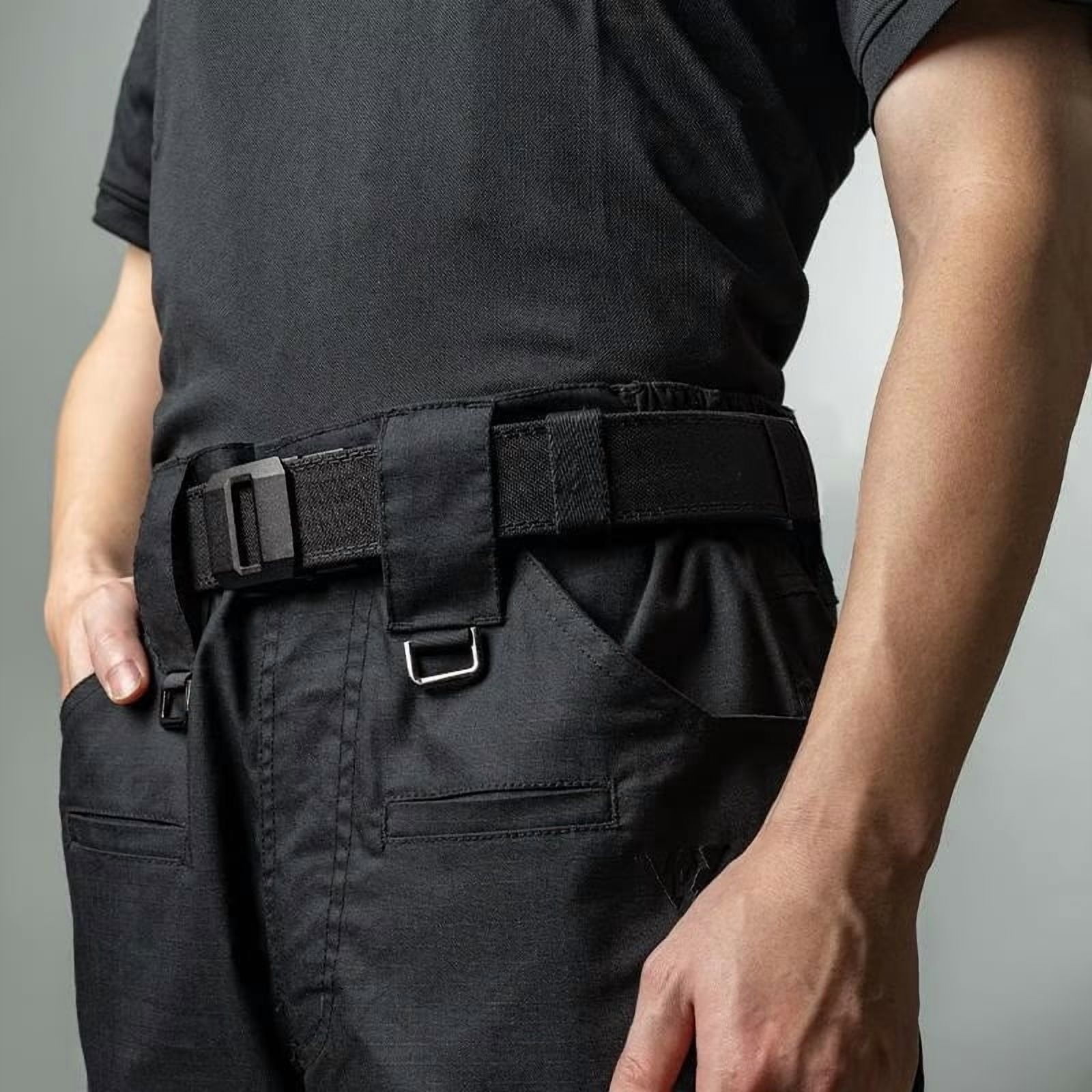Vacemry Nylon Ratchet Belt, Automatic Ratchet Buckle Nylon Belt for Men ...