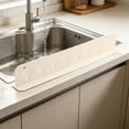 Vacemry Silicone Suction Cup Water Splash Guard Strip, Kitchen Sink ...