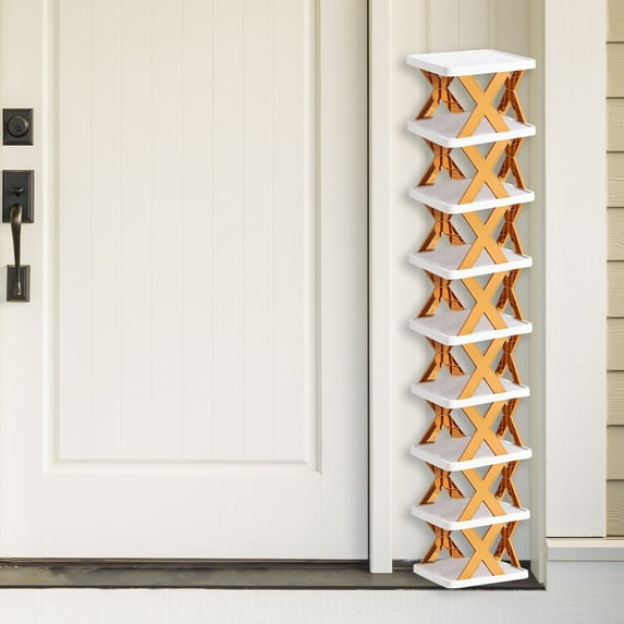 Vacemry Under $5 9-Tier Shoe Rack, Ultra-Tall Footwear Storage System ...