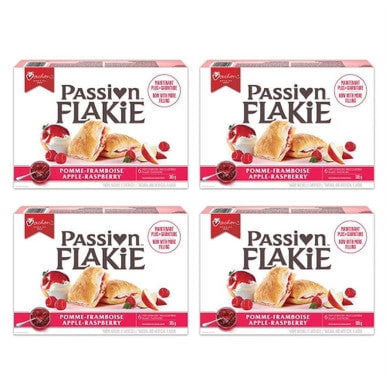 Vachon Passion Flakie Pastries, Apple Raspberry, 305g/10.8oz, 4-Pack ...