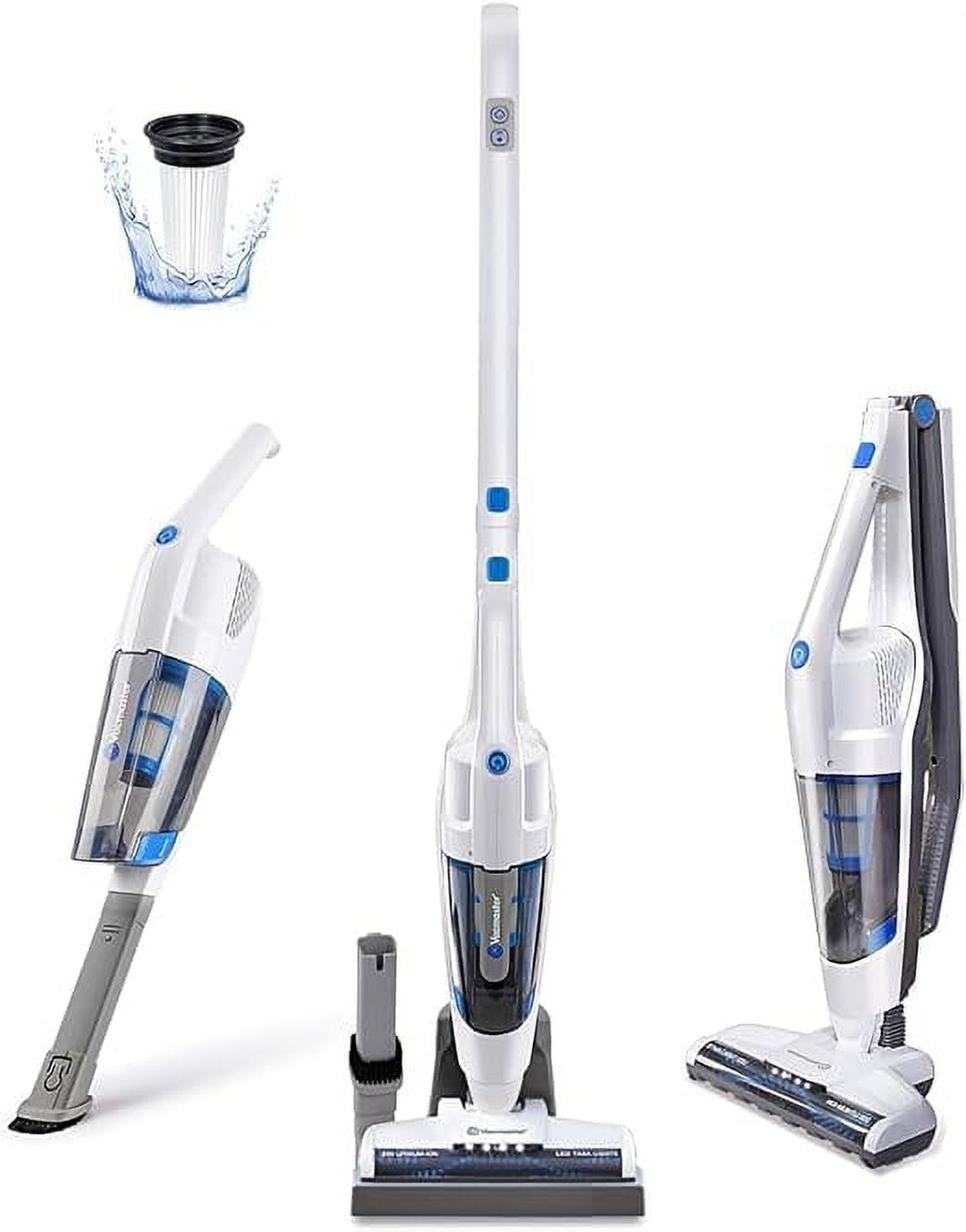 Vacmaster Cordless Handheld & Stick Vacuum Cleaner, 2 in 1, Lightweight ...