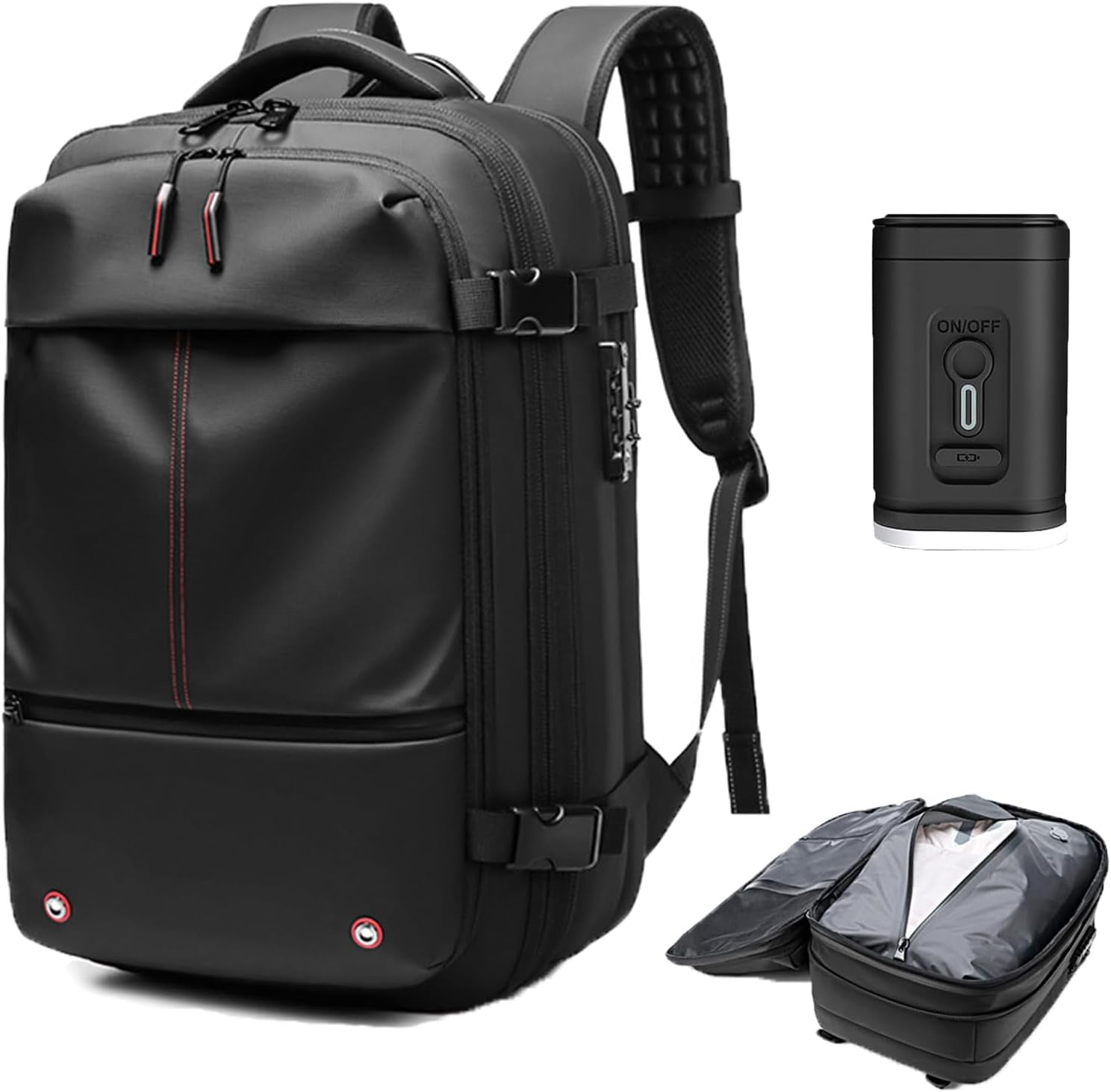Vacpack Backpack, 60l Expandable Vacpack Travel Backpack, Vacuum ...