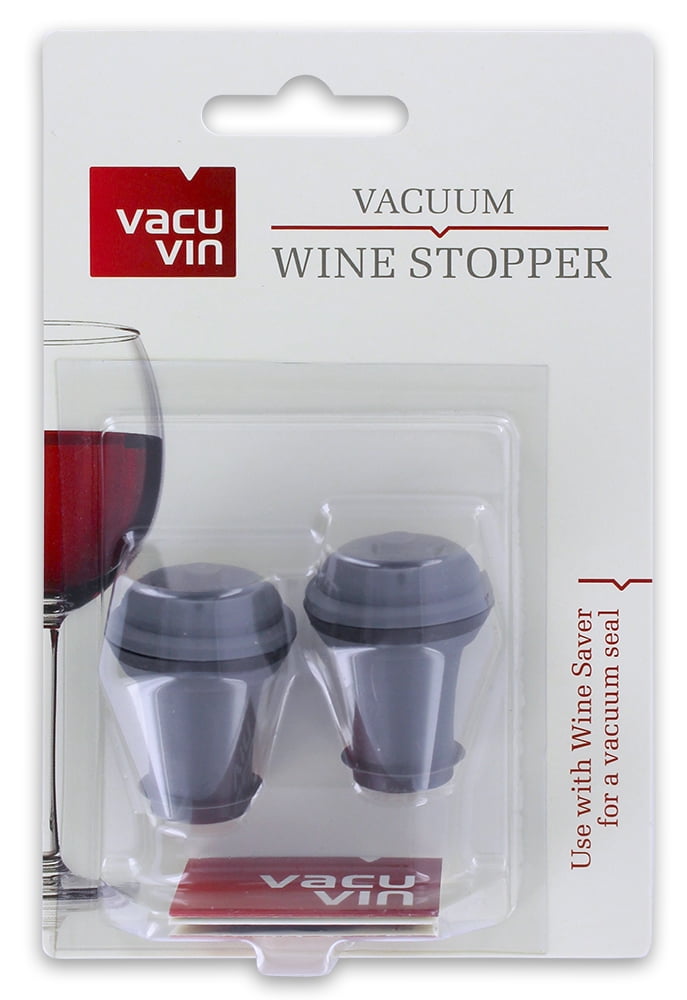 Vacu Vin 884060 Rubber Wine Stoppers - Set - Walmart.com