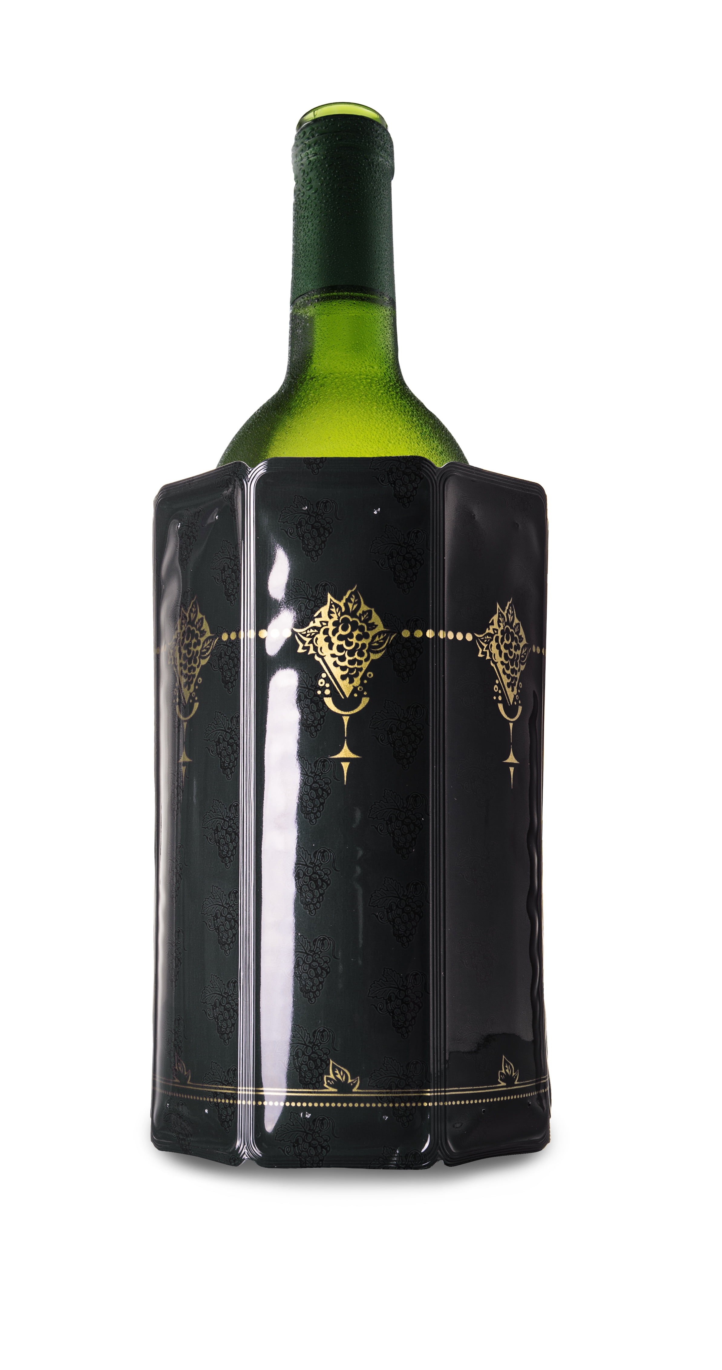Vacu Vin Rapid Ice Active Cooler Wine Bottle Chilling Sleeve, Standard ...