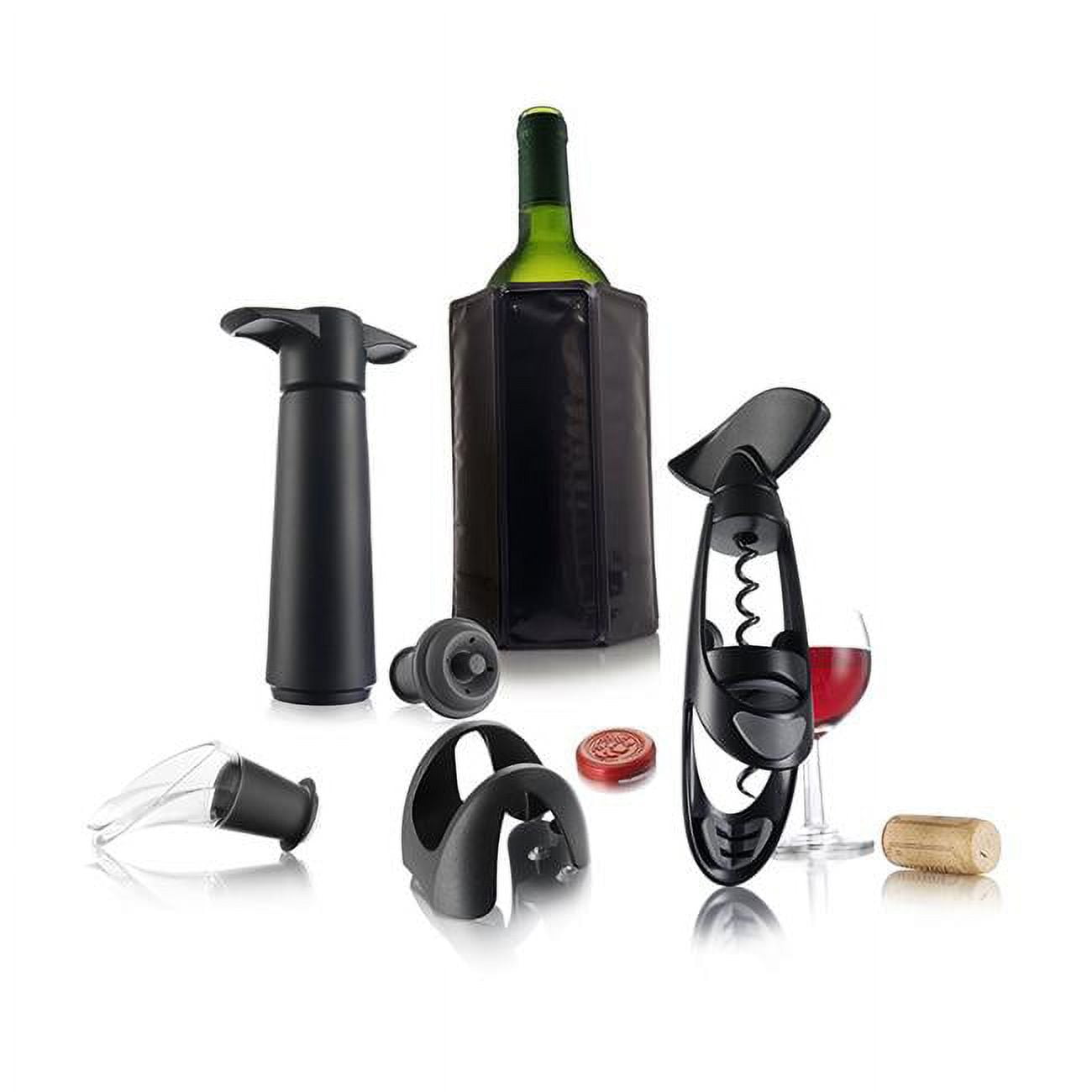 Vacu Vin Wine Set Experienced Gift Set, Black - Walmart.com